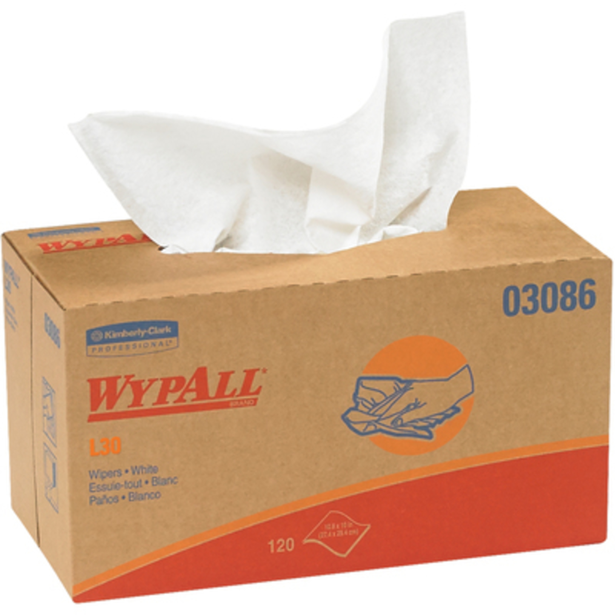 WypAll, KC WypALL L30 Economy 10 x 9.8in. Wipe 10/CS, Color Family ...