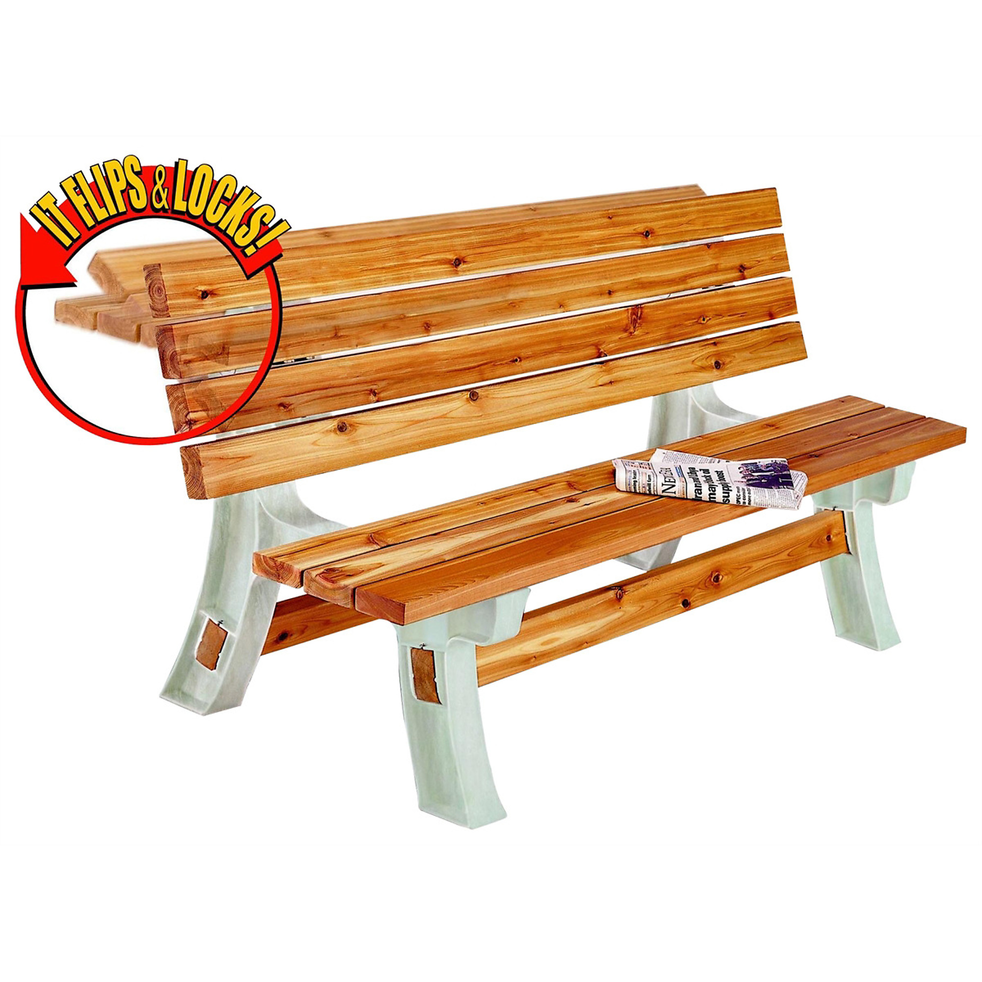 2 x 4 Basics, FLIP TOP BENCH TABLE KIT, Primary Color Brown, Height 31 ...