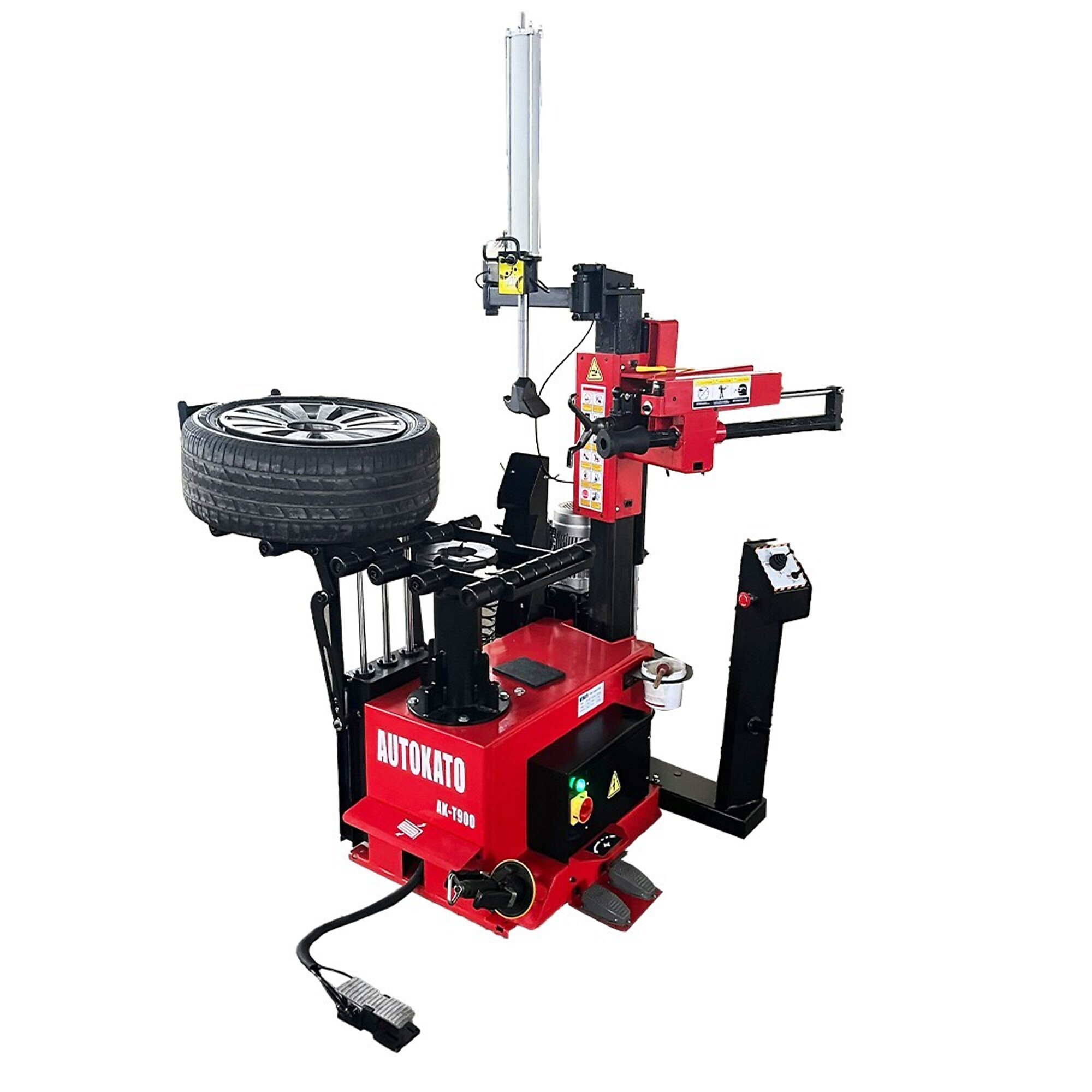 KATOOL, Hydraulic Tire Changer Electric Lever, Volts 110 Model# KT-T900 ...