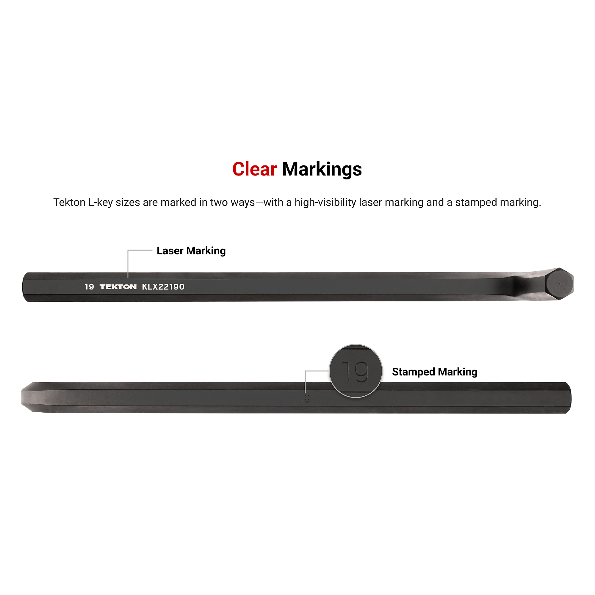 Tekton, 5 mm Flat End Hex L-Key, Model# KLX22050 | Northern Tool