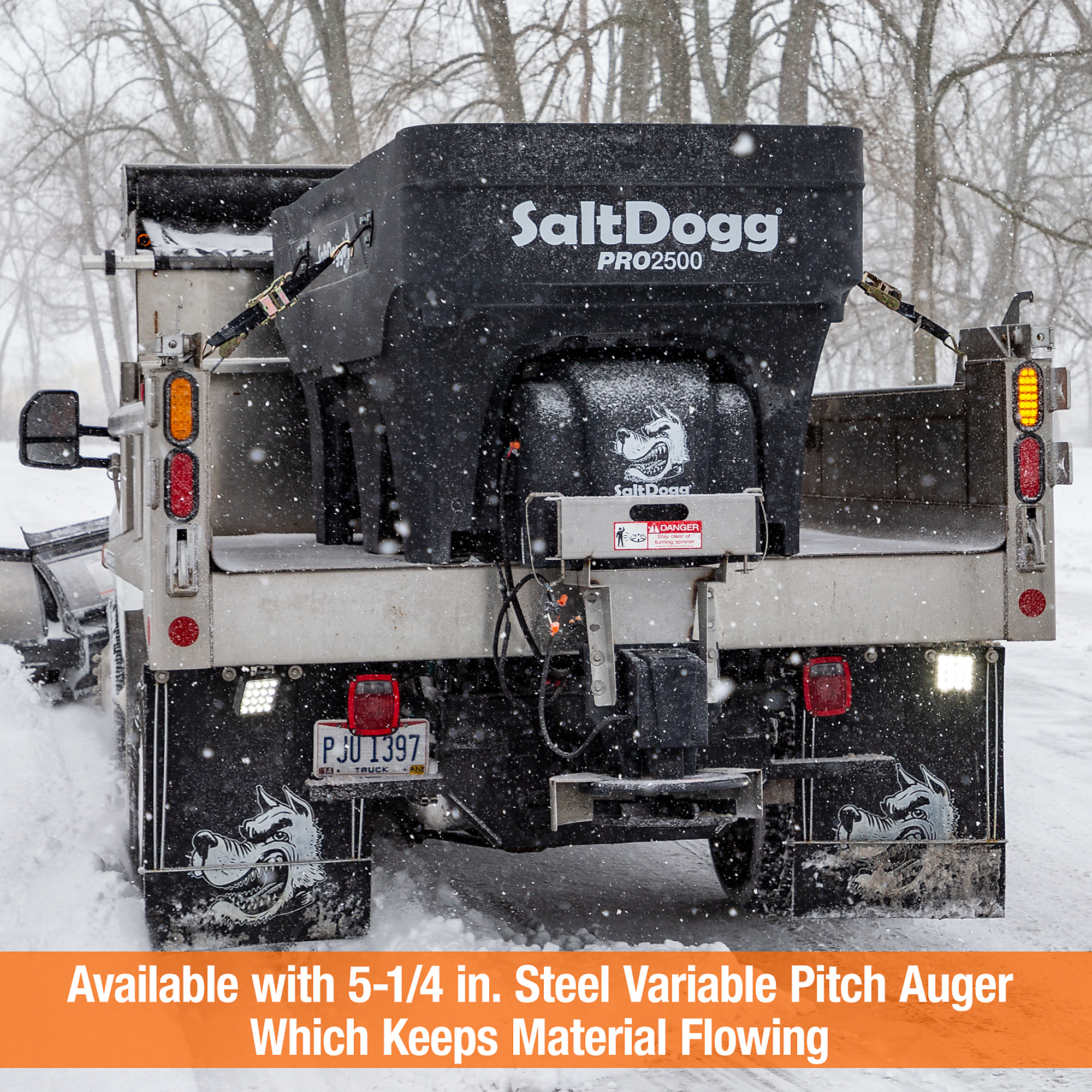 Buyers Products SaltDogg, 2.5 yd Electric Truck Bed Rock Salt Broadcast ...