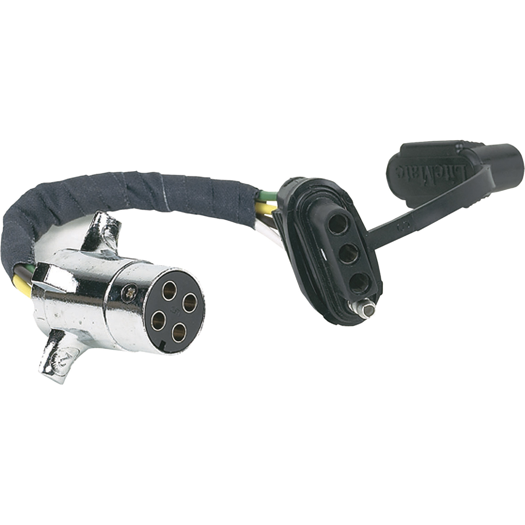 Hopkins Towing Solutions Trailer Light Wiring Adapter, 4 Pole Round to ...