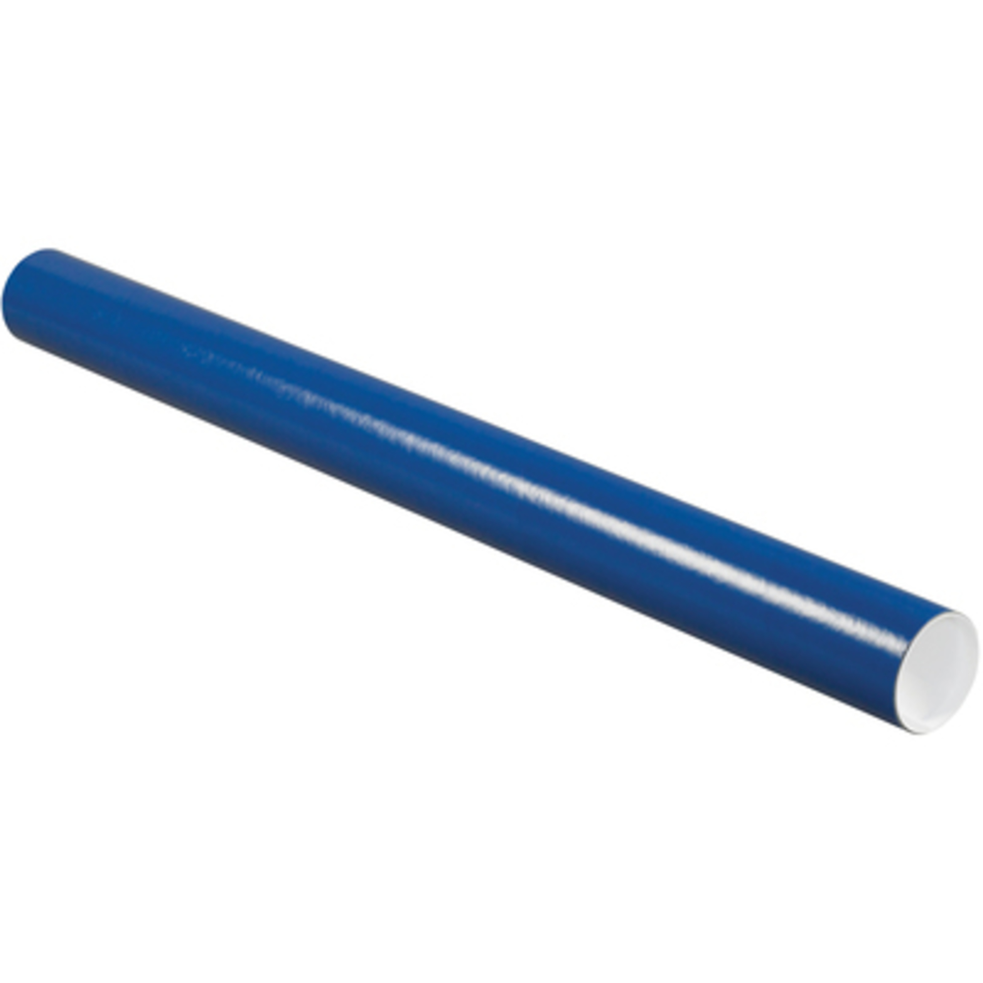 3 x 36in. Blue Mailing Tubes with Caps (24 Tubes), Model# P3036B ...