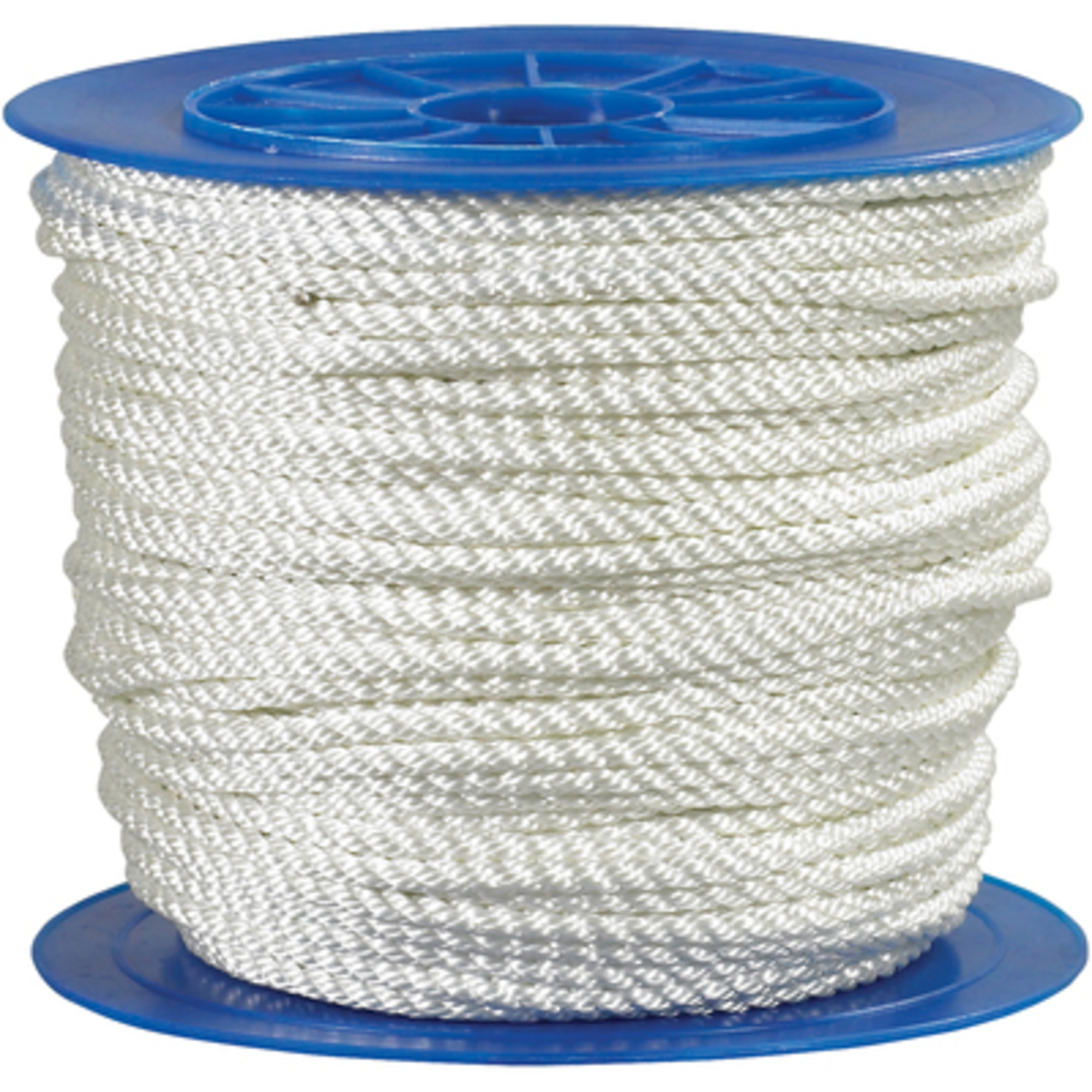 1/2in., 5670 lb, White Twisted Nylon Rope 1/CS, Material Nylon, Width 0 ...