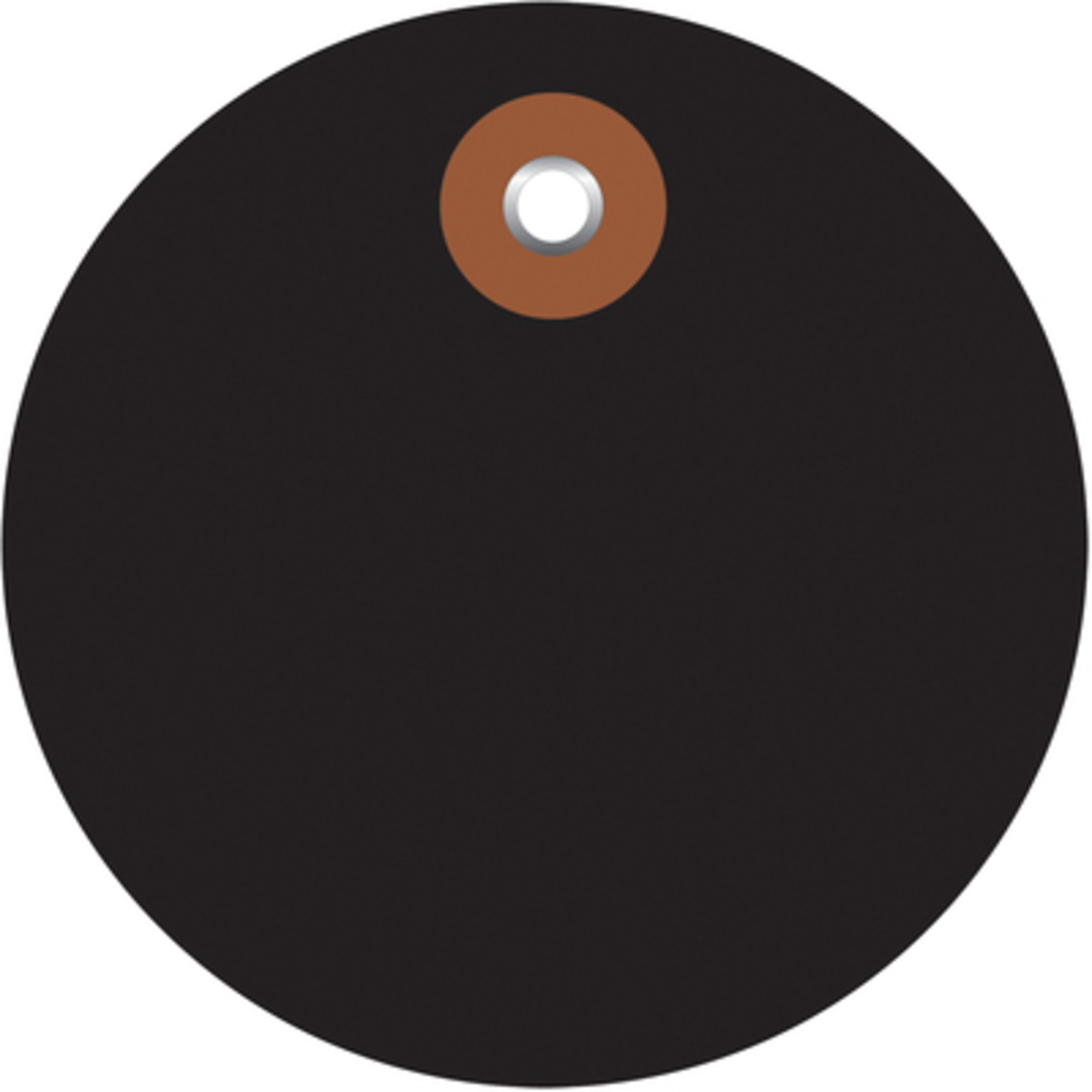 3in. Black Plastic Circle Tags 100/CS, Model# G26072 | Northern Tool