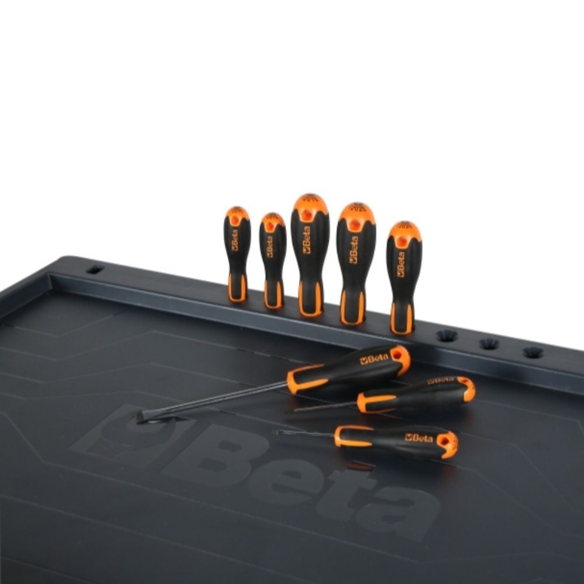 Beta, Heavy Duty 7 -Drawer Rolling Tool Cabinet, Width 29.14 in, Height 38.15 in, Color Gray ...