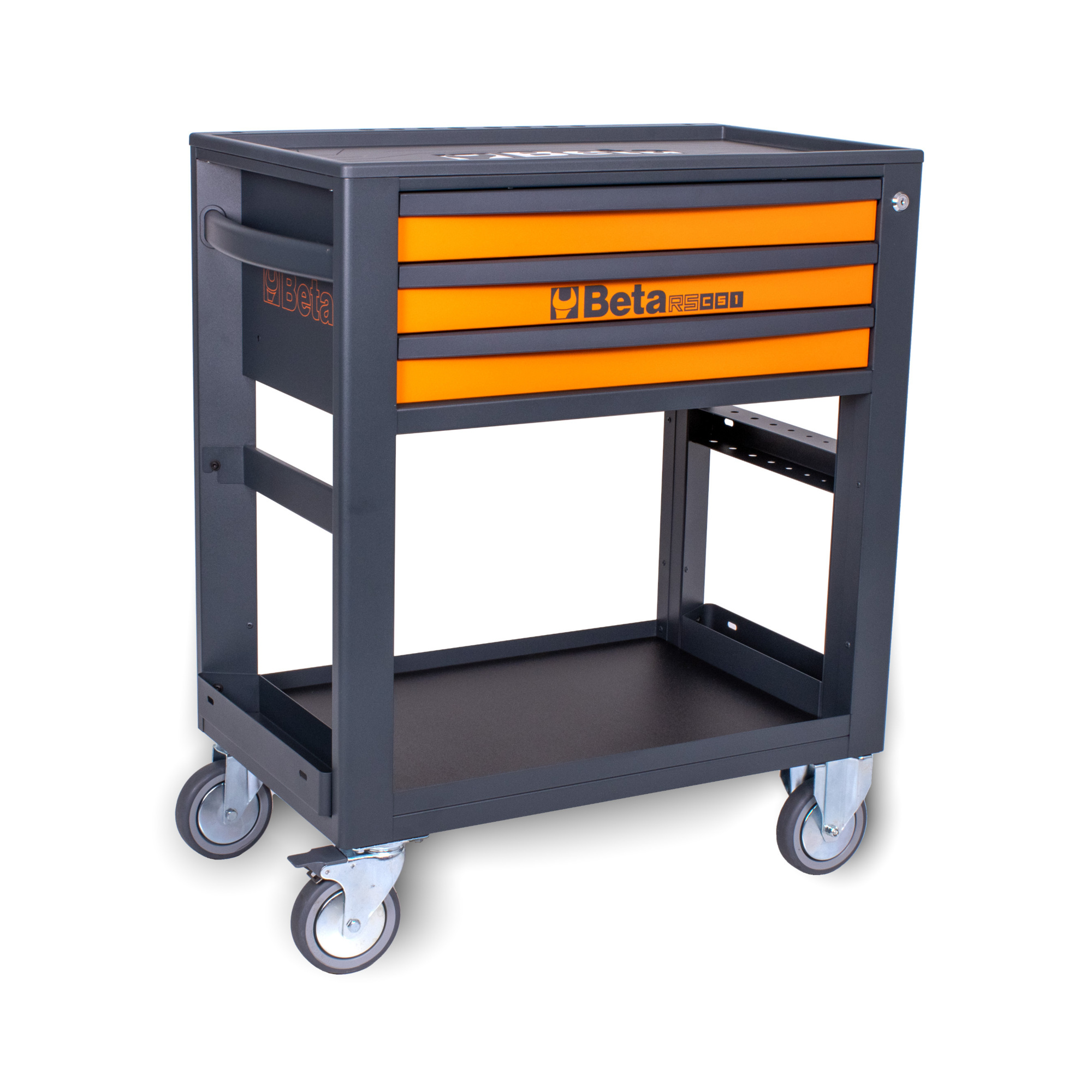 Beta, 3-Drawer Tool Cart Trolley, Lockable, Width 30.31 in, Height 35. ...