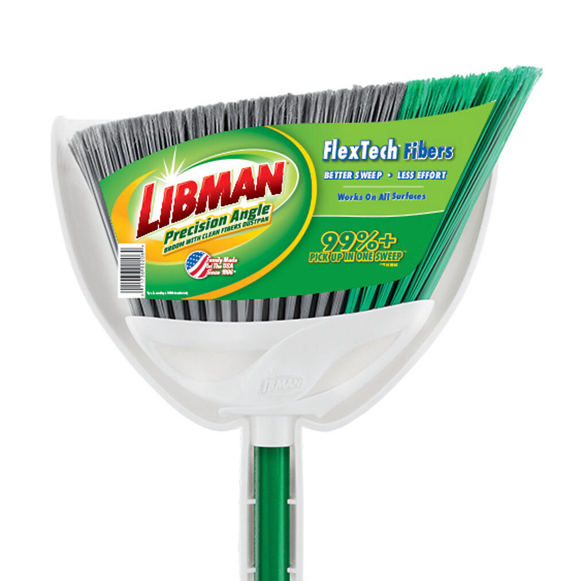 Libman, Angle Broom with Dustpan 4PK, Width 11.25 in, Included (qty.) 4 ...
