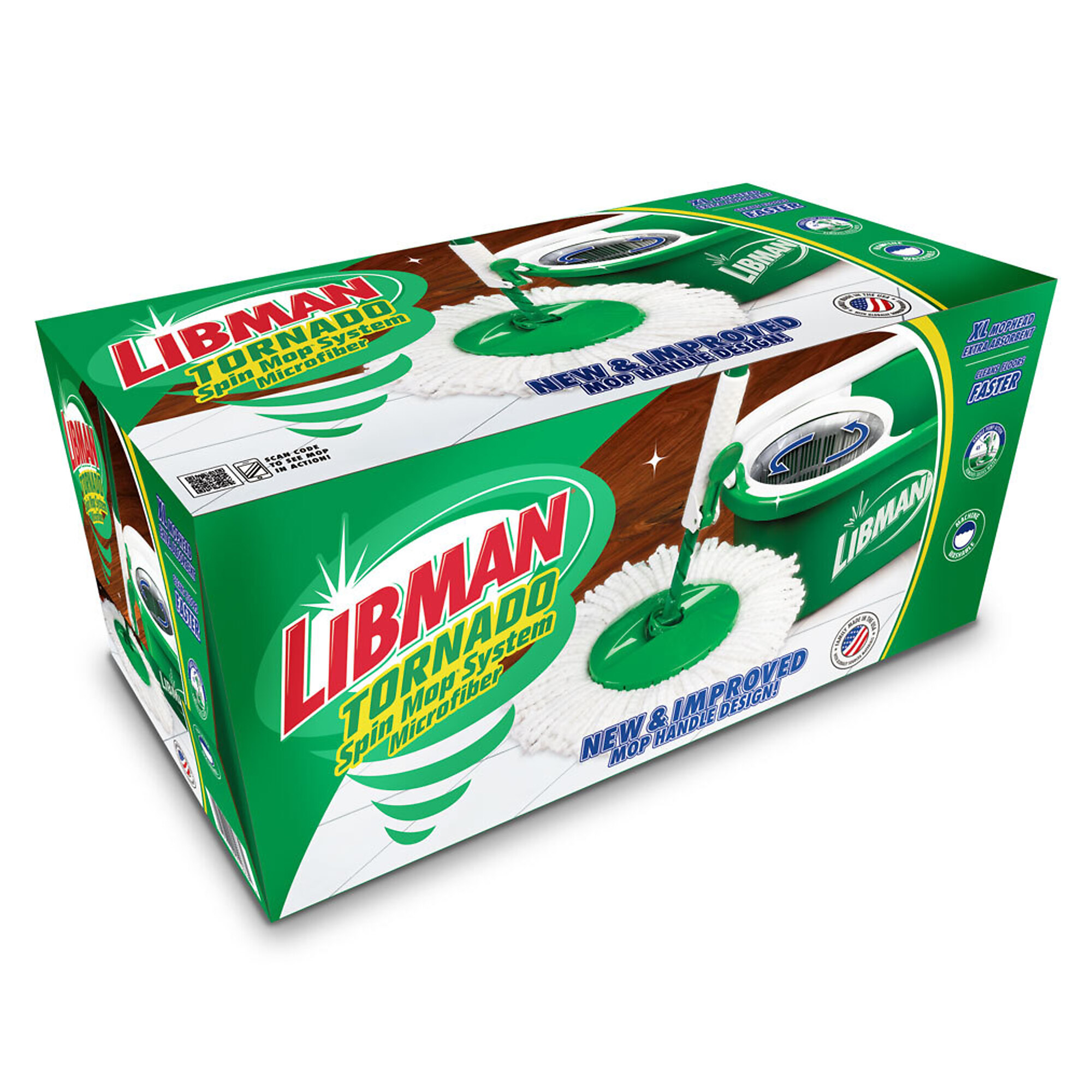 Libman, Tornado Spin Mop 1PK, Width 22.75 in, Included (qty.) 1 Model ...