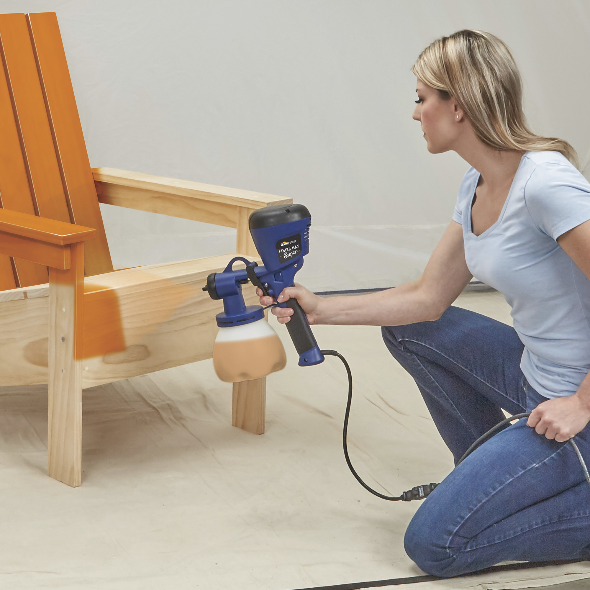 HomeRight Super Finish Max HVLP Paint Sprayer, 450 Watts, Model ...