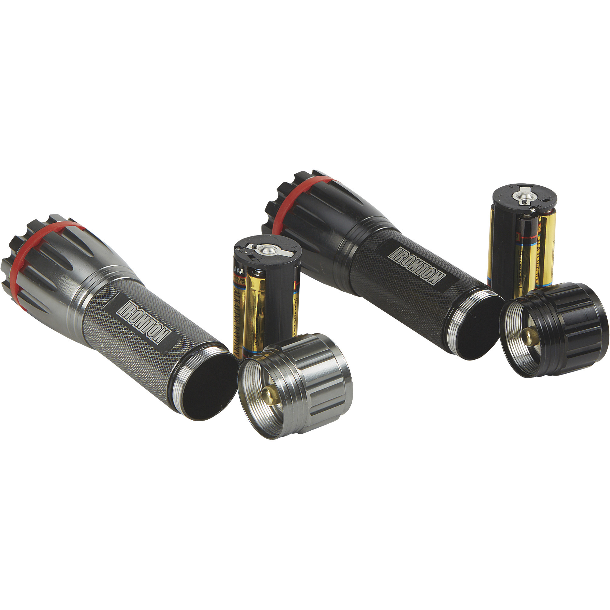 Ironton Tactical LED Flashlight, 2-Pack, 419 Lumens | Northern Tool