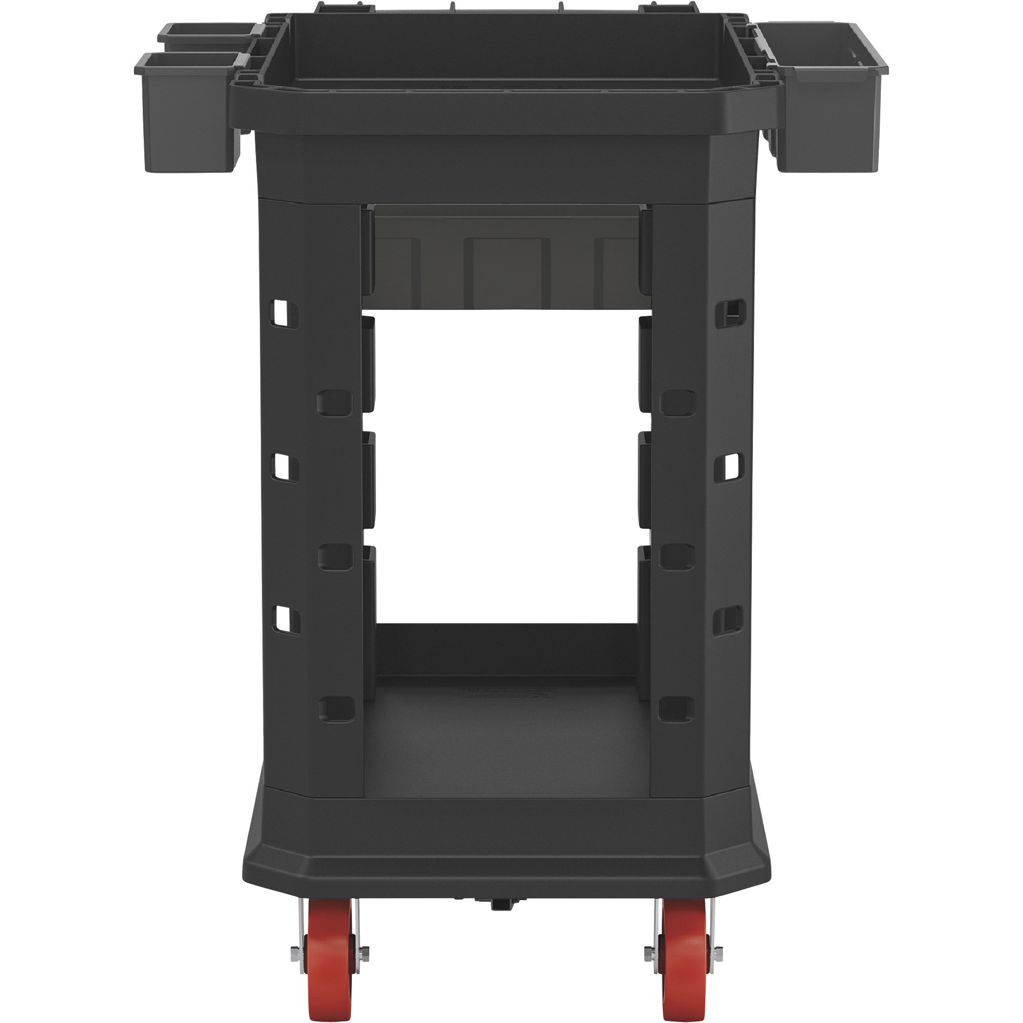 Suncast Heavy-Duty Plus Utility Cart — Black, 19 1/2in.L x 41.78in.W ...