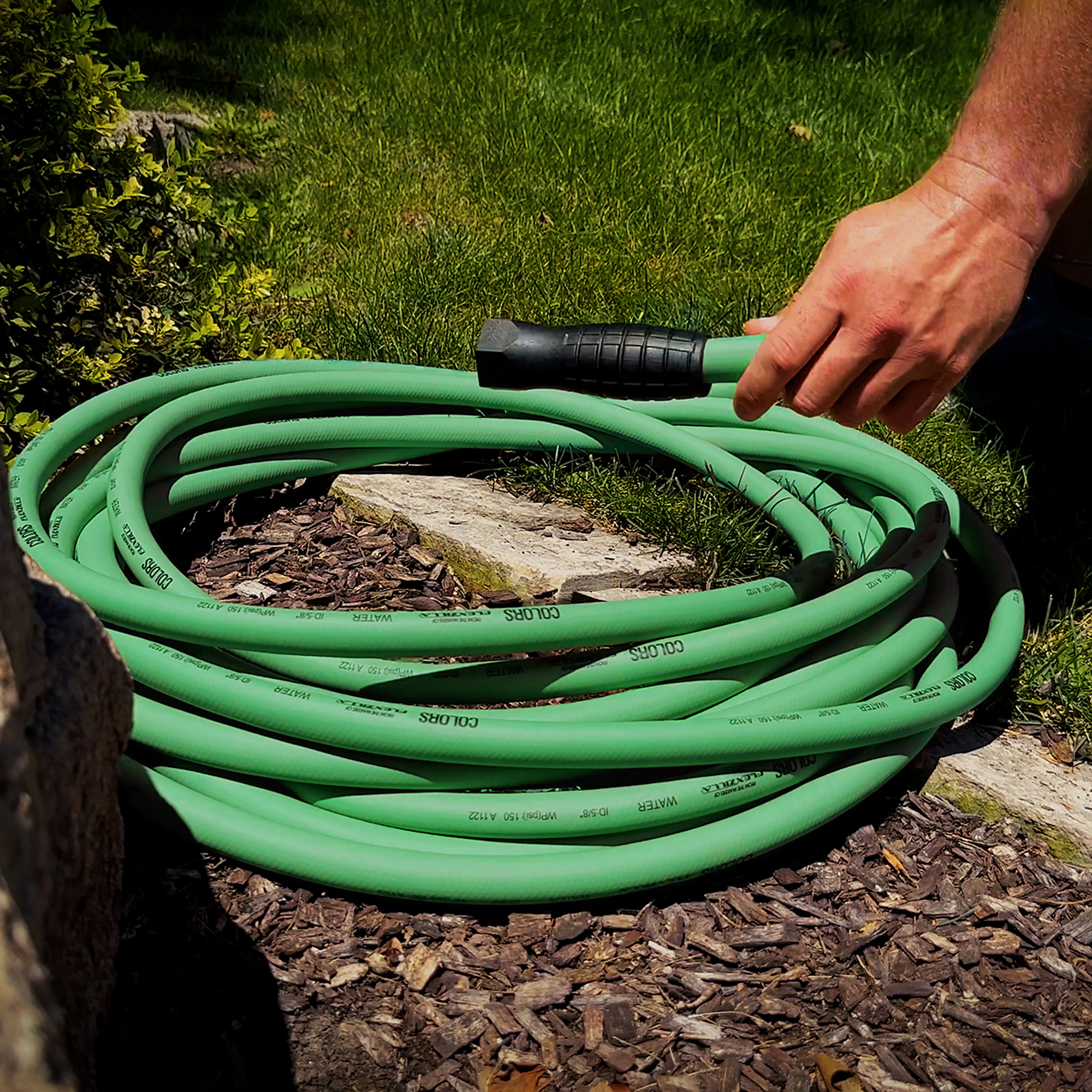 Flexzilla Colors Garden Hose, 5/8in. x 75ft., 150 PSI, SwivelGrip ...