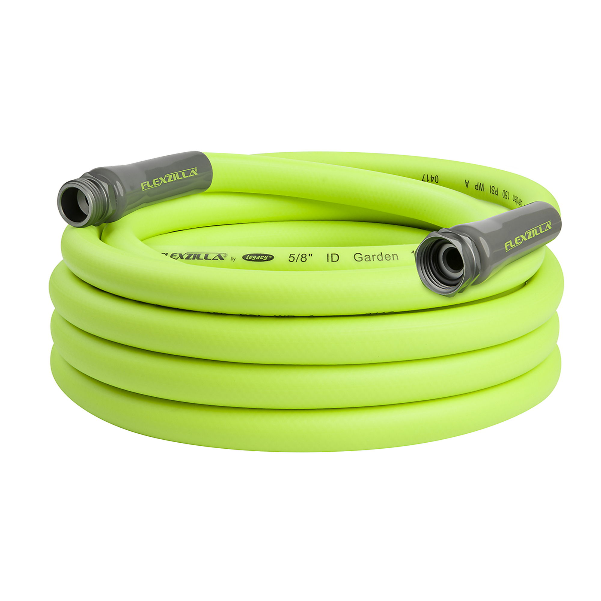 Flexzilla Garden Hose, 5/8in. x 25ft., 150 PSI Max, SwivelGrip, Yellow ...