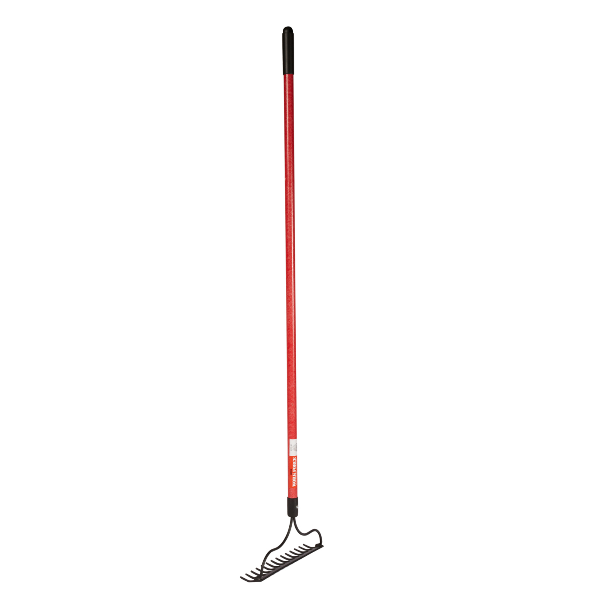 Emsco Group, 14-Tine Bow Rake, 54in. Fbrglss Hndl, Steel Blade, Model ...