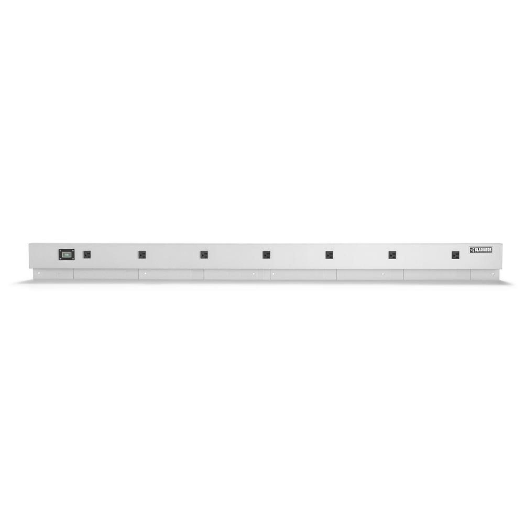 Gladiator, 6ft. Wide 9-Outlet Workbench Powerstrip, Cord Length 10 ft ...