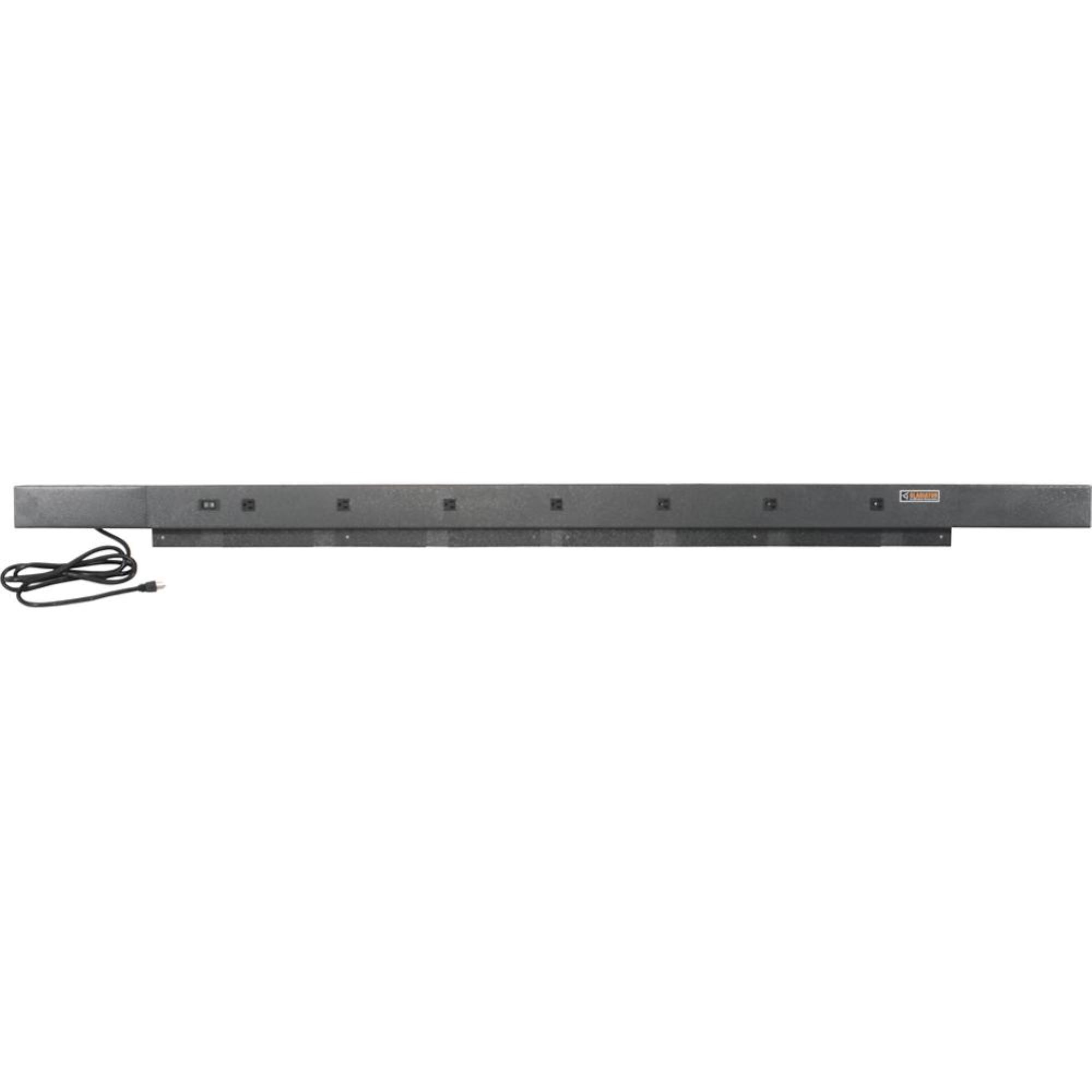 Gladiator, 6ft. Wide 9-Outlet Workbench Powerstrip, Cord Length 10 ft ...