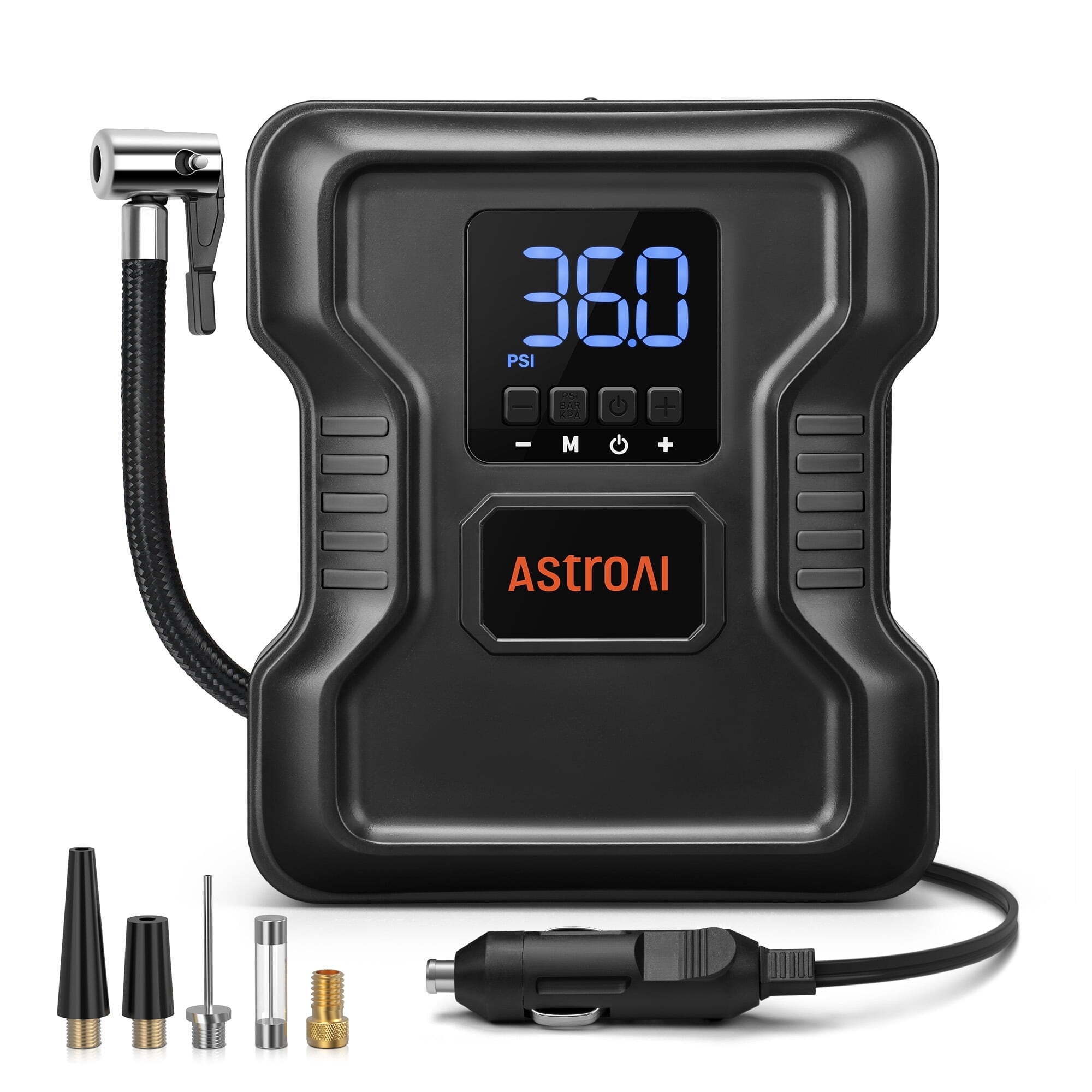 AstroAI Portable Electric Tire Inflator/Air Compressor, 150 Max. PSI ...