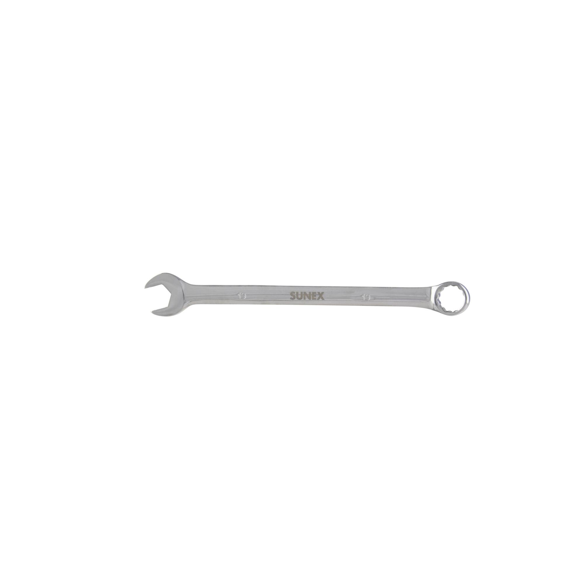 Sunex Tools, 19mm Full Polish Combination Wrench, Model# 991719MA ...