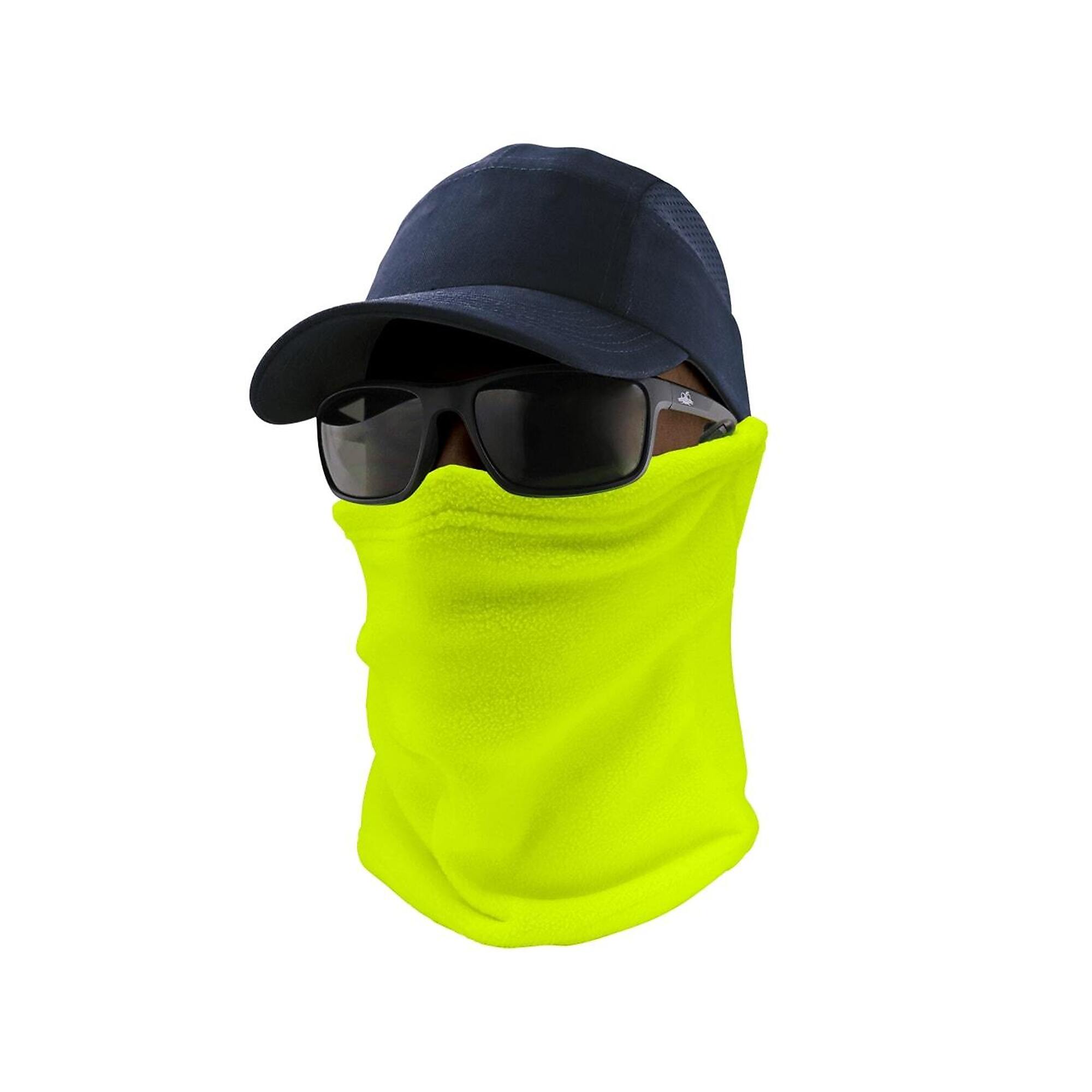 Bullhead Safety, High-Visibility Yellow/Green Thermal Neck Gaiter, Size ...