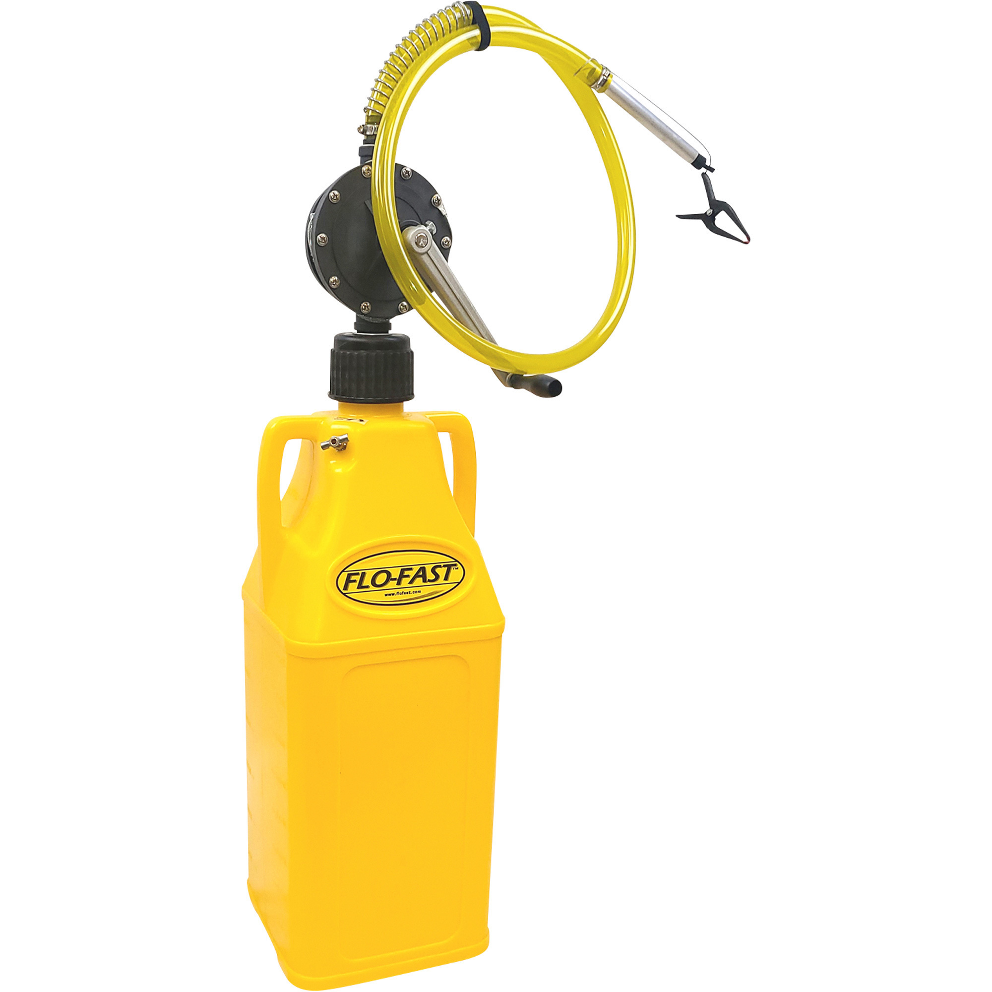 FLO-FAST Container With Pump, 10.5-Gallon, Yellow, For Diesel, Model ...