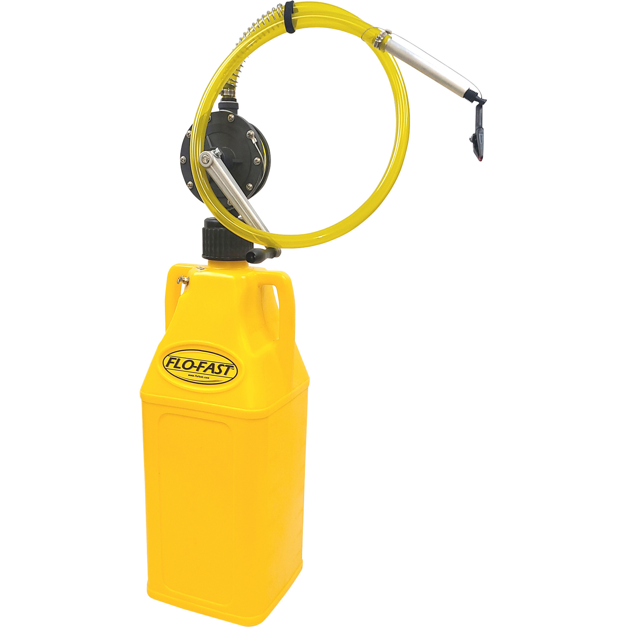 FLO-FAST Container With Pump, 10.5-Gallon, Yellow, For Diesel, Model ...