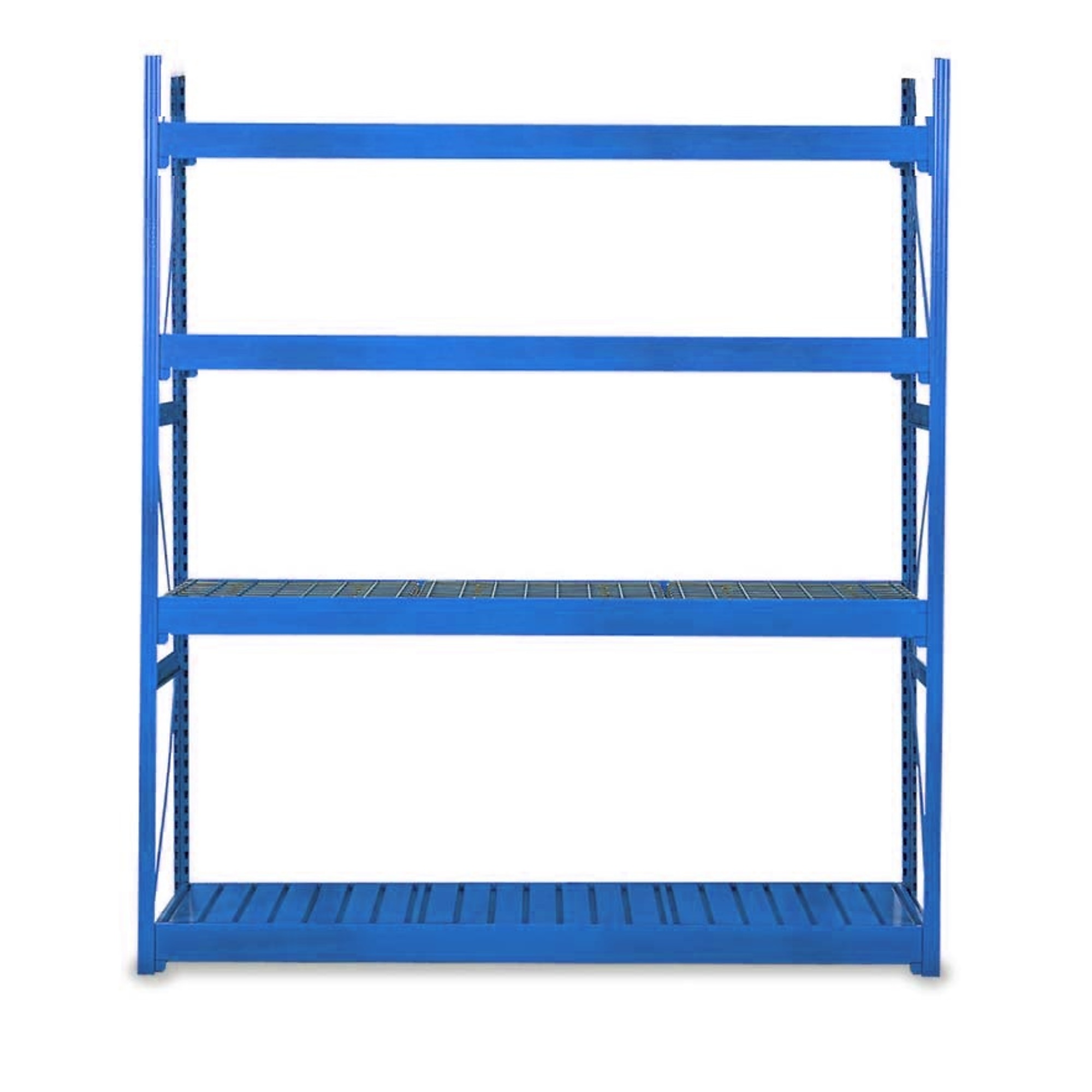 Equipto, VG Rack-Starter- 4lvl- w/corrgtd steel deck 2x4x8 Height 96 in ...