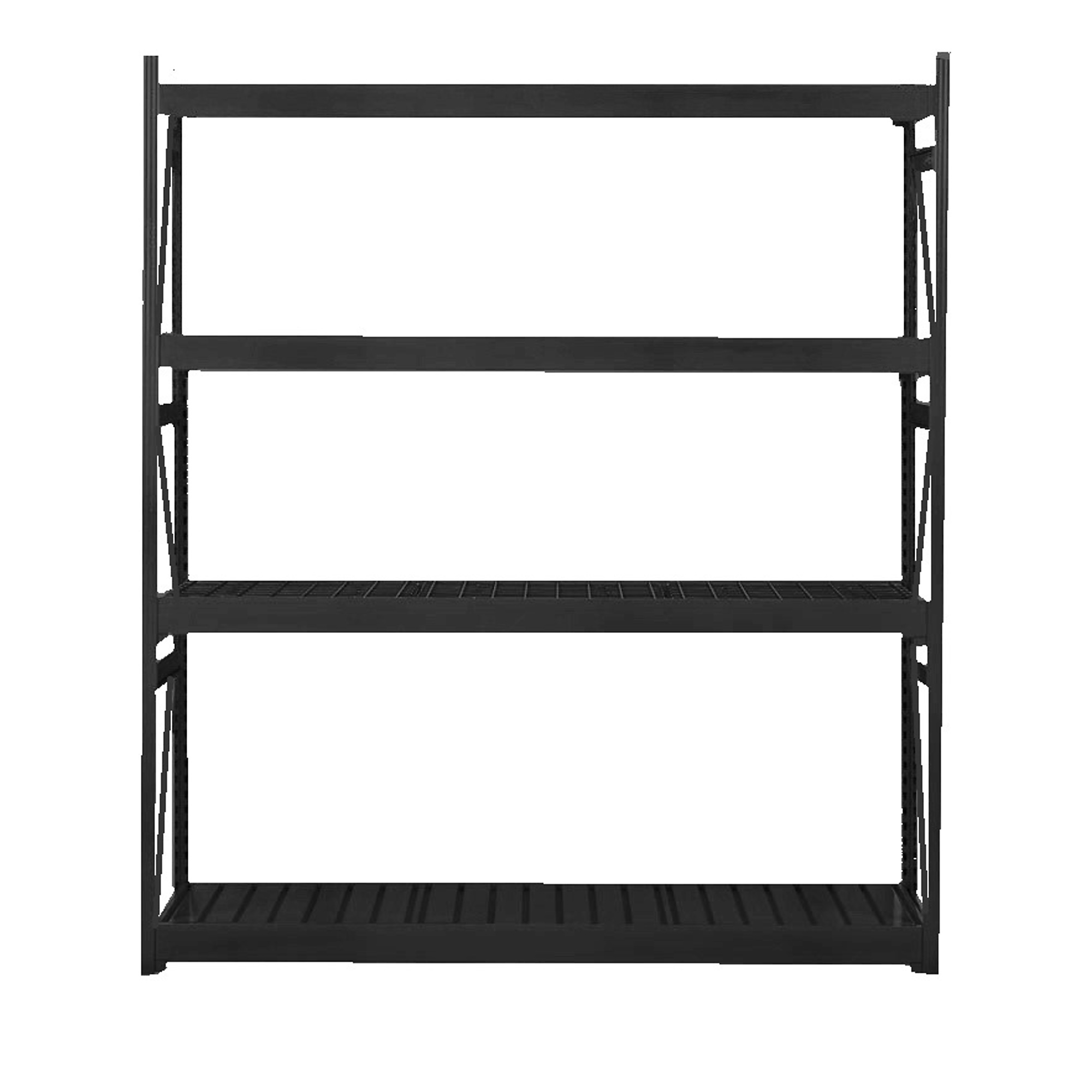 Equipto, VG Rack-Starter- 4lvl- w/corrgtd steel deck 2x6x8 Height 96 in ...