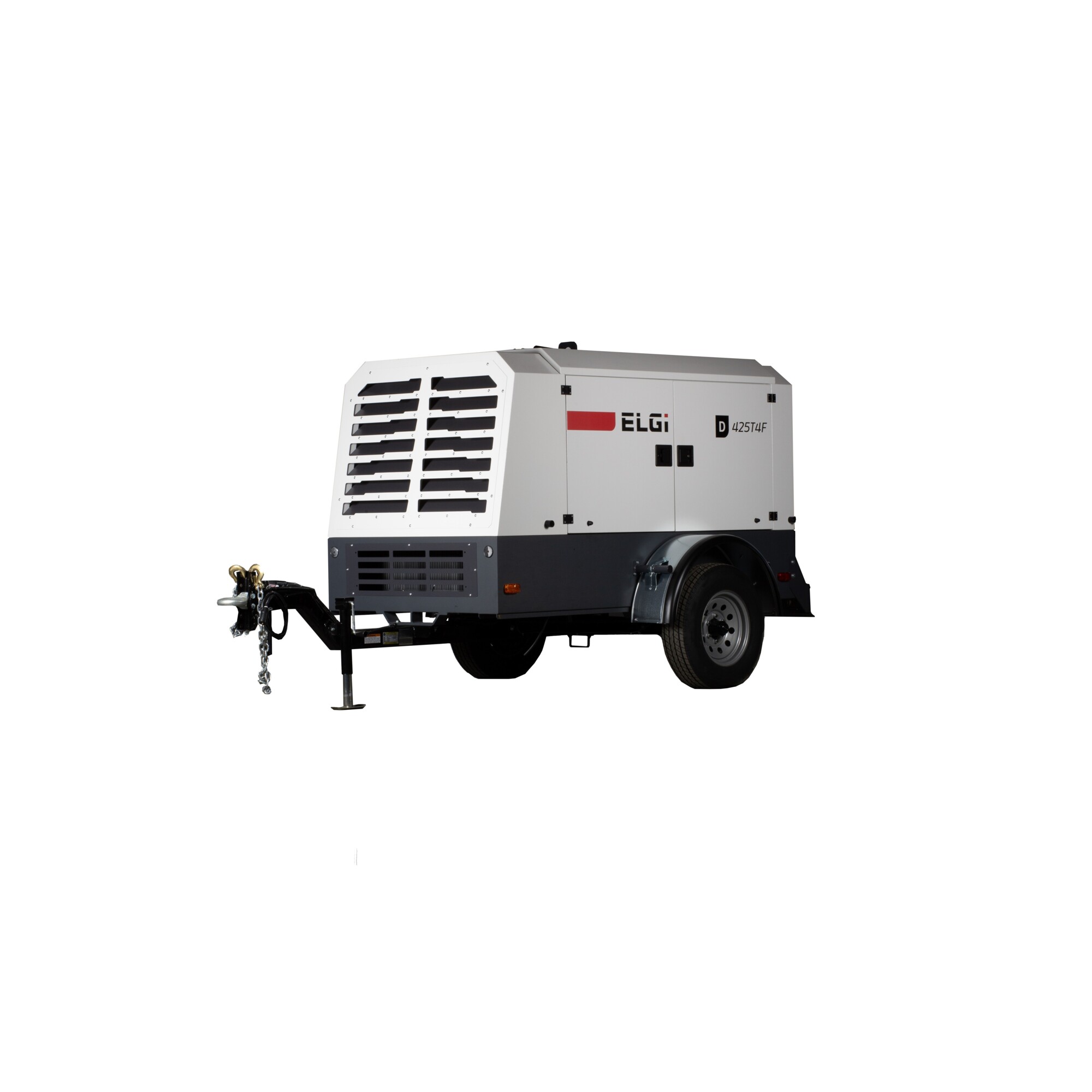 ELGi, Trailer Mount Air Compressor, 130 HP, Model# D425T4F-P | Northern ...