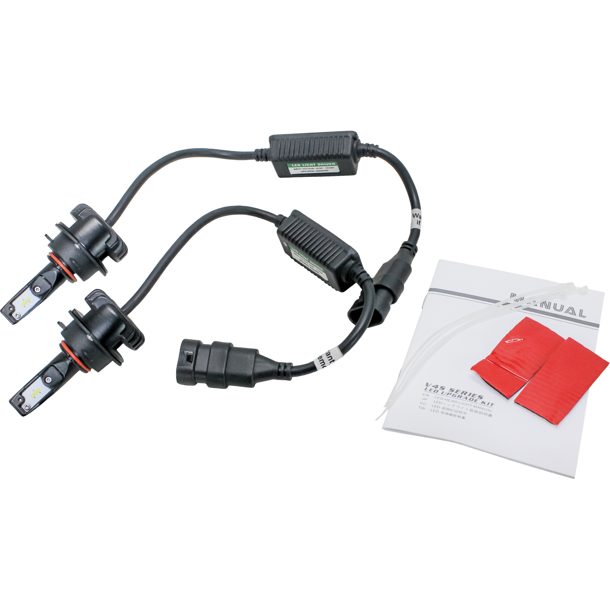 Tiger Lights, KM LED 9012 Bulb Headlight Conversion Kit, Light Type LED ...