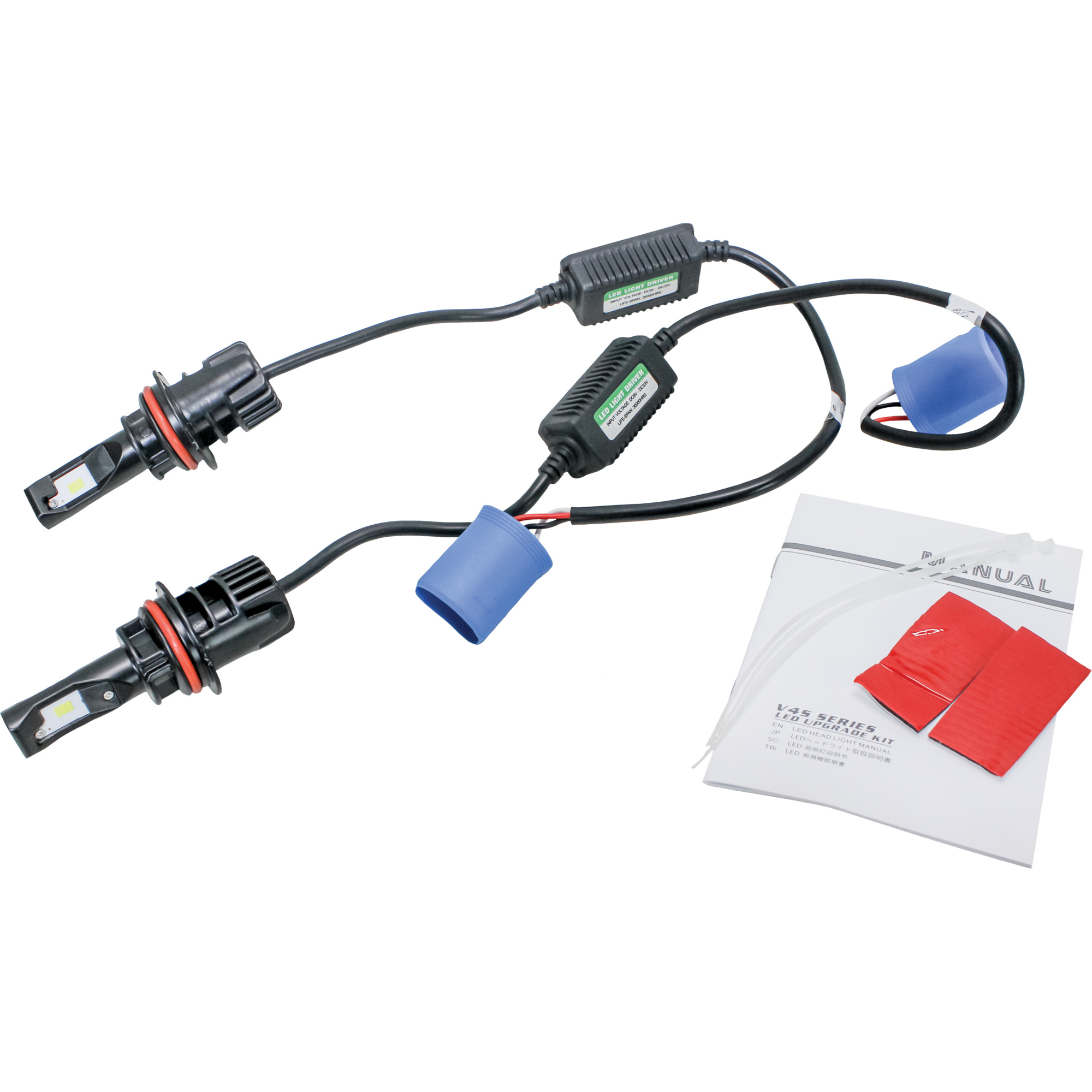 Tiger Lights, KM LED 9007 Bulb Headlight Conversion Kit, Light Type LED ...