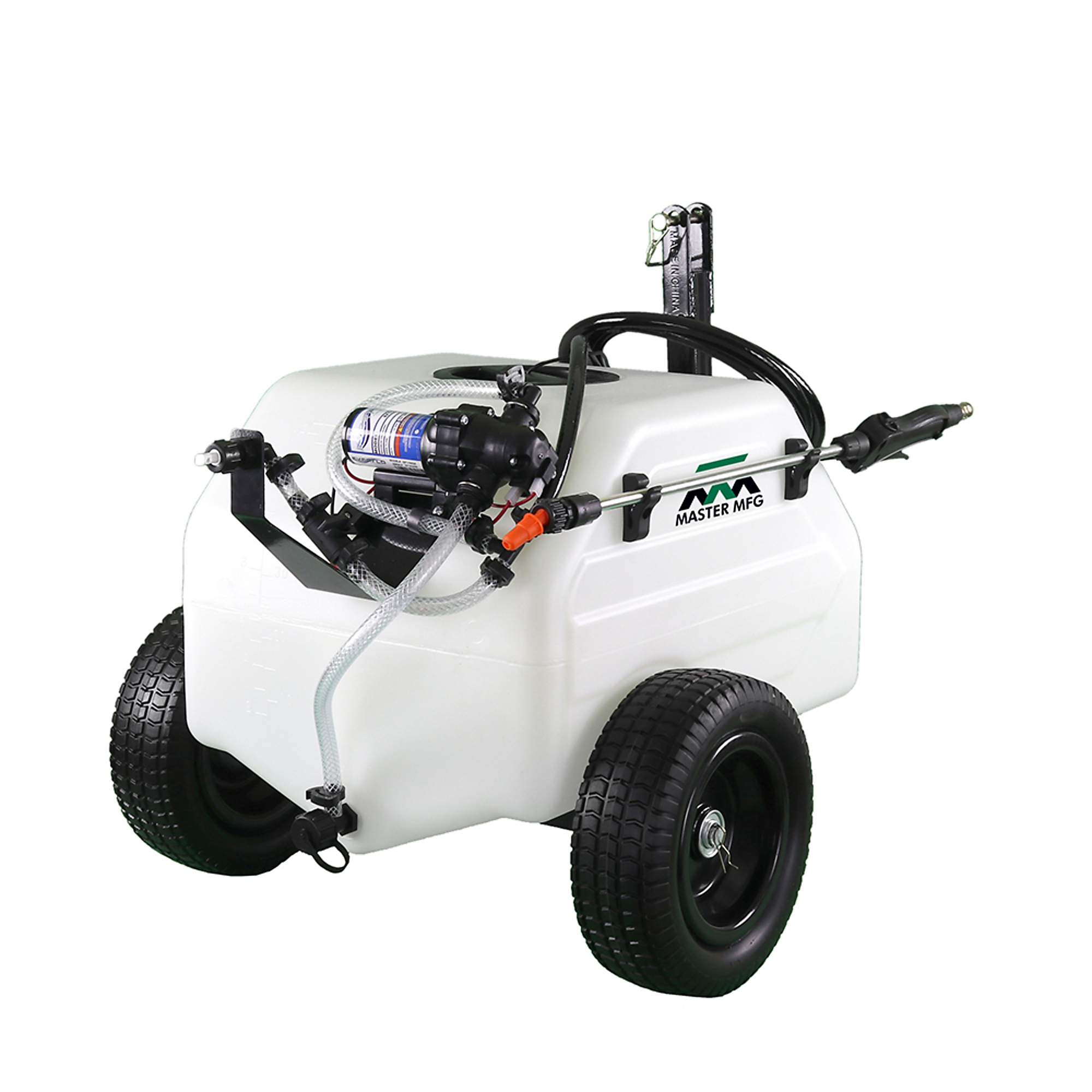 Master Mfg, 12-Gal Tow Broadcast Sprayer - 1.1GPM, 84in. Swath, Tank ...