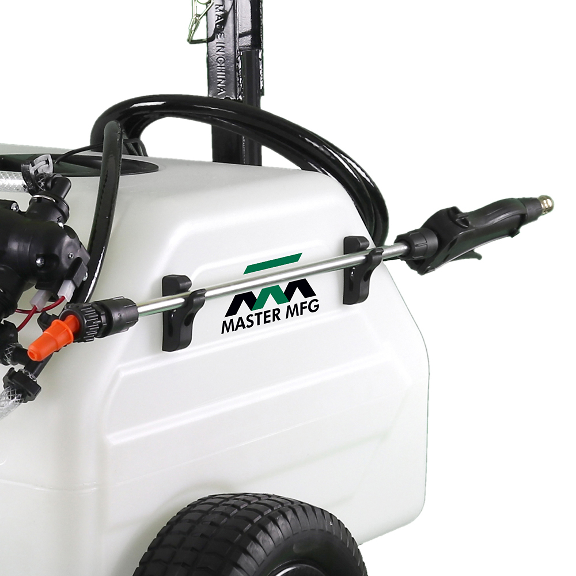 Master Mfg, 12-Gal Tow Broadcast Sprayer - 1.1GPM, 84in. Swath, Tank ...