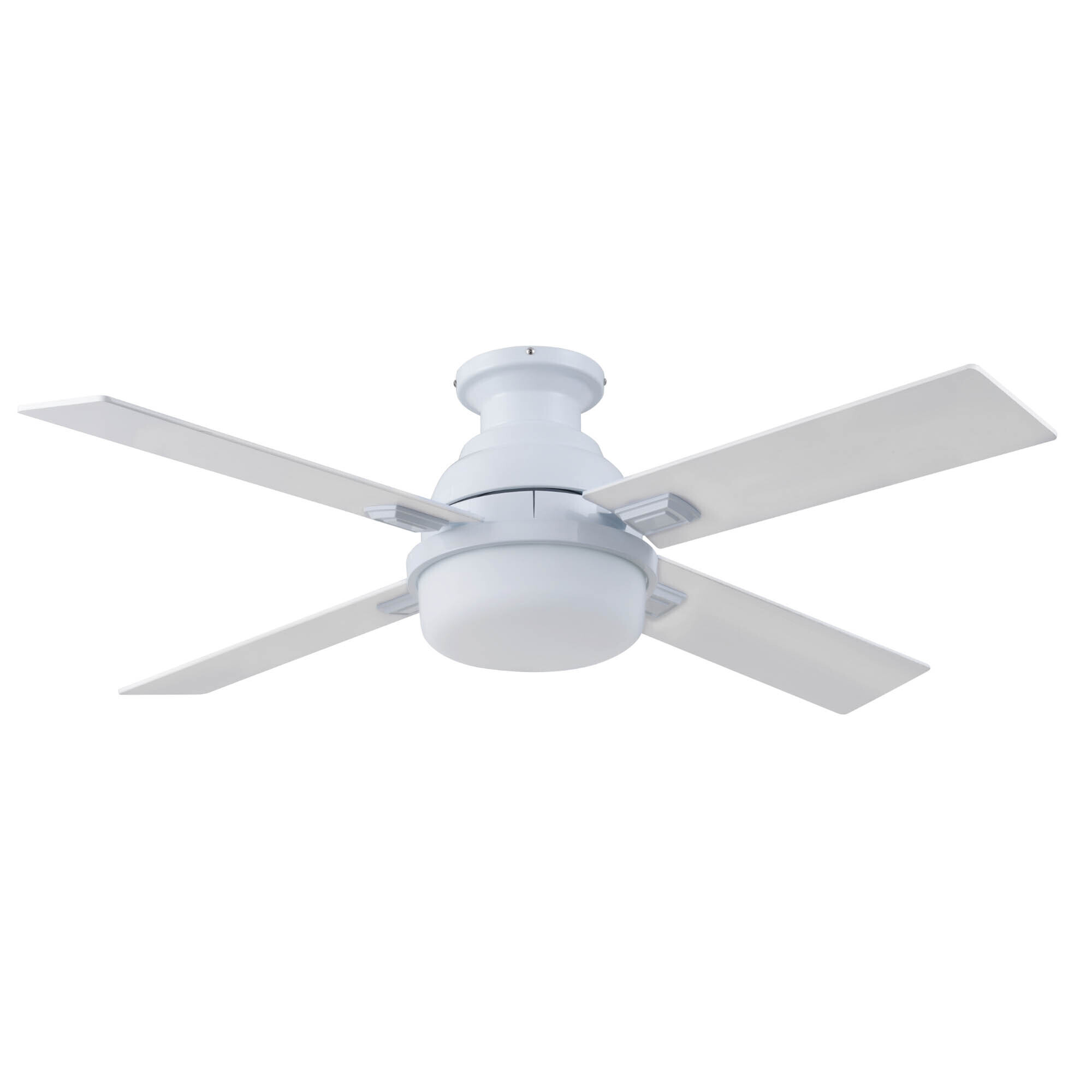 Prominence Home, 52in. Kyrra Ceiling Fan Light Remote Bright White, Fan ...
