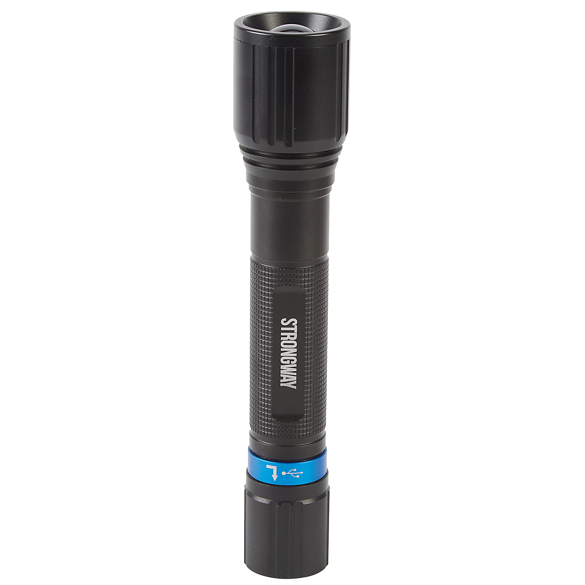 Strongway Dual-Power Rechargeable Flashlight, 1500 Lumens, LED, 656ft ...