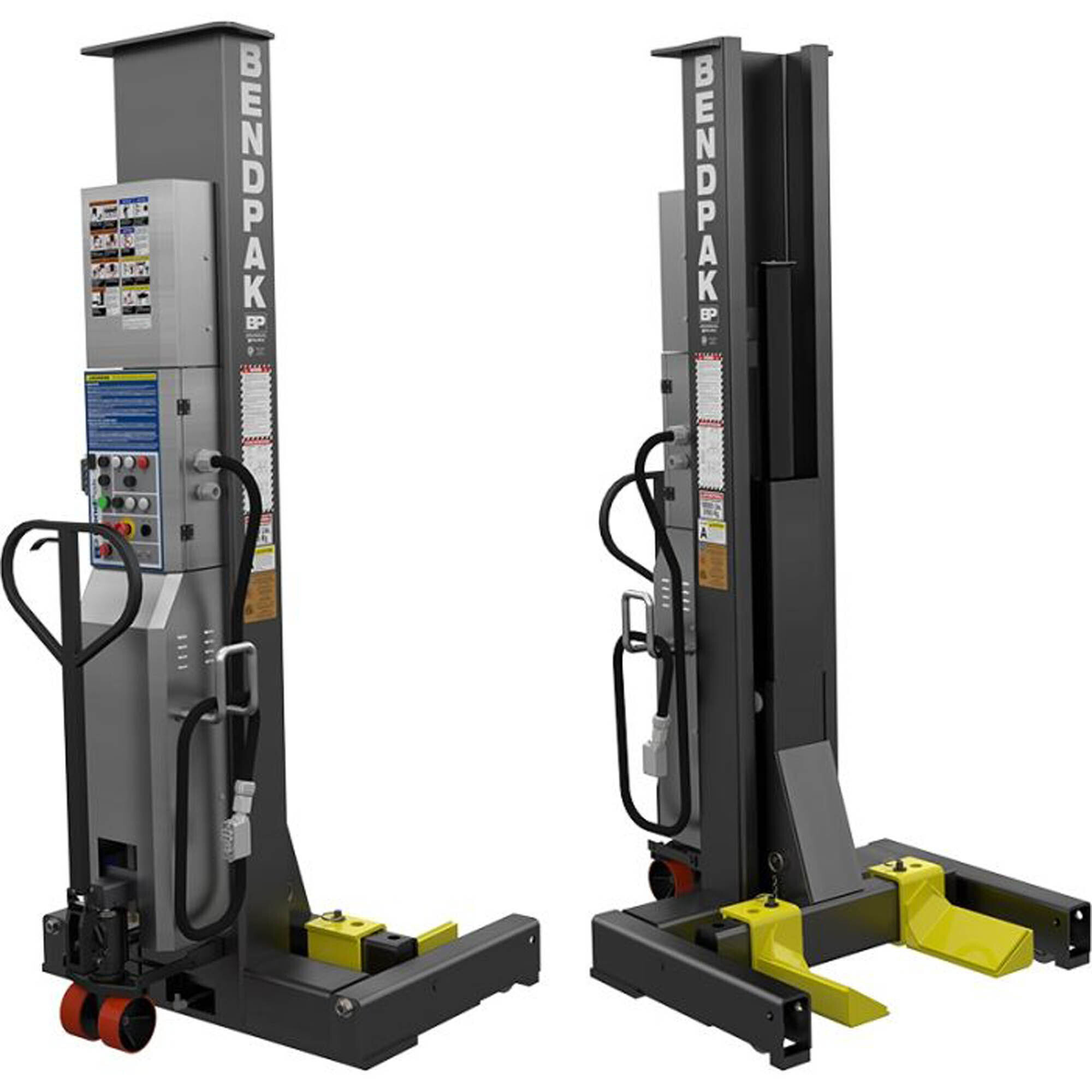 BendPak, Mobile Column Lift System Set of 2 Capacity 36000 lb, Max ...