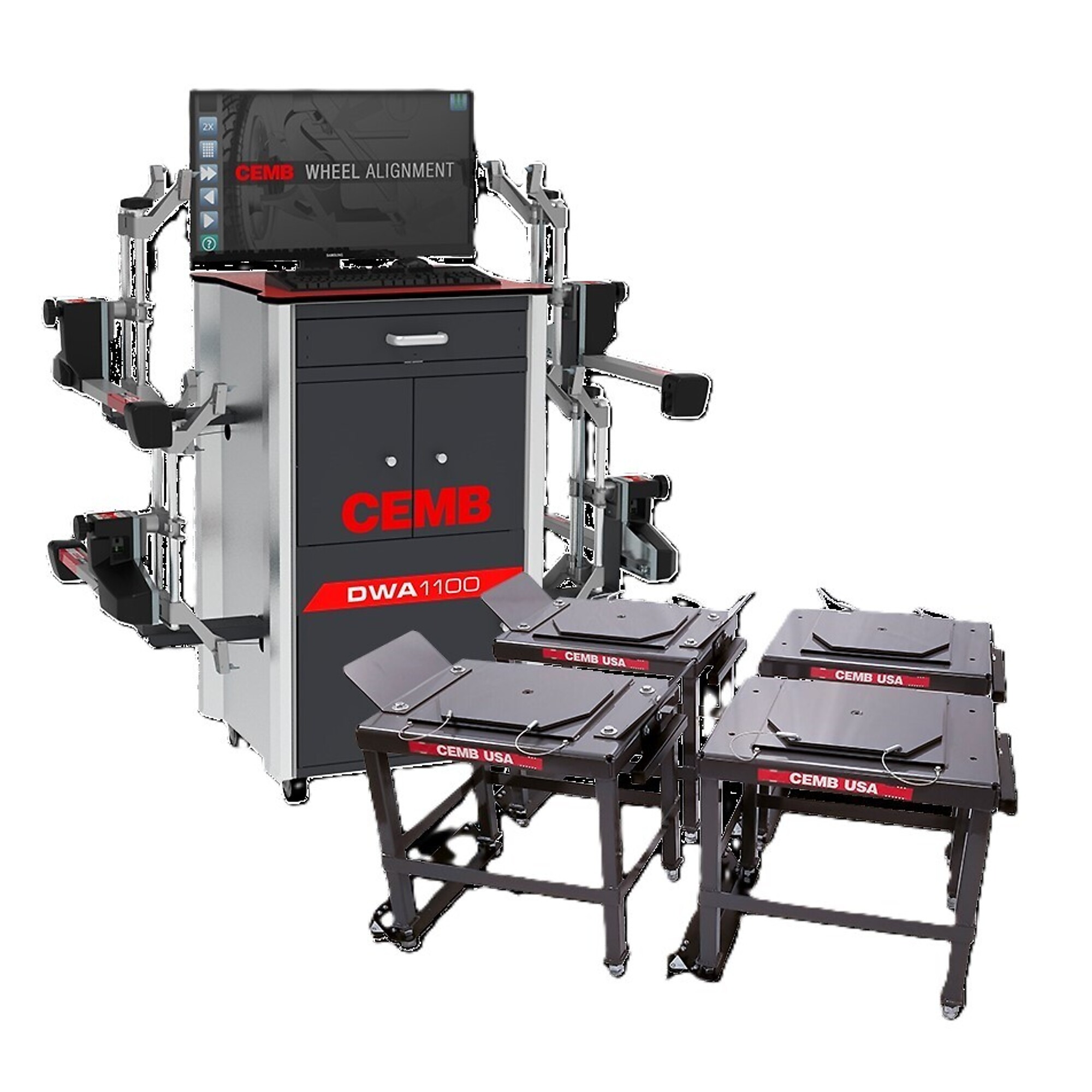 CEMB, Computerized 4-Wheel Alignment System, Model# DWA1100CWAS ...