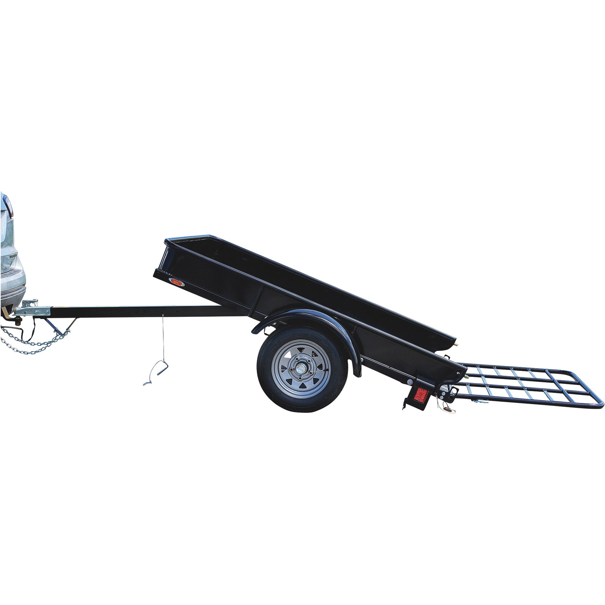Detail K2 Mighty Mini 4ft. x 6ft. Steel Utility Trailer with Rear Gate ...