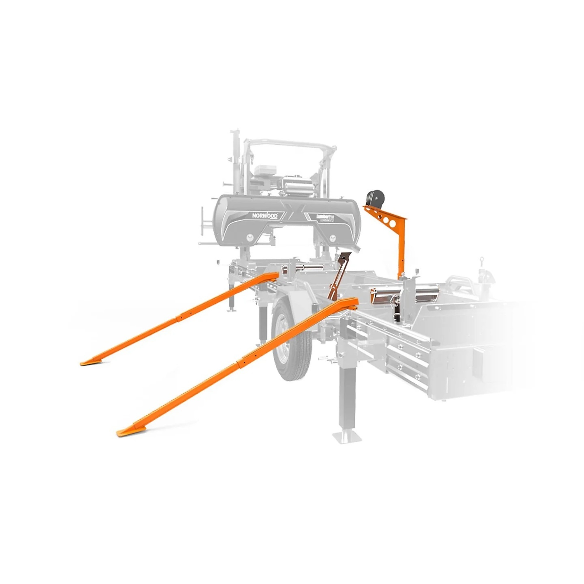 Norwood Sawmills, HD36V2 Loading Winch and Ramps, Model# LOGLOADING-M ...