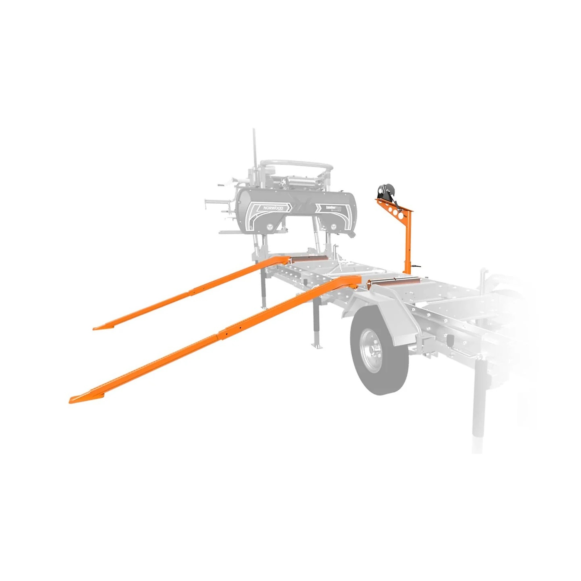 Norwood Sawmills, LM30 Loading Winch and Ramps, Model# LOGLOADING-MN27 ...