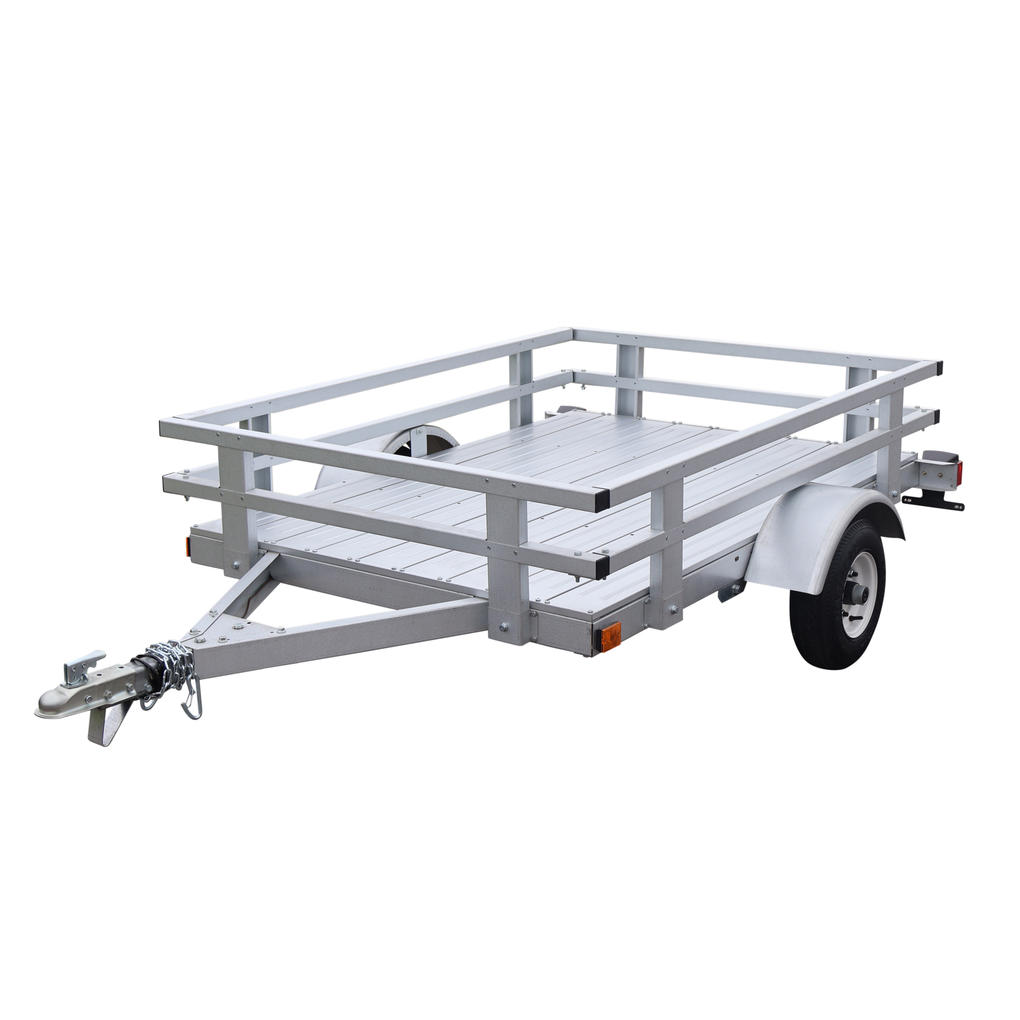 STIRLING, 4ft.X6ft. Kit Trailer with floor and sides, Load Capacity 735 ...