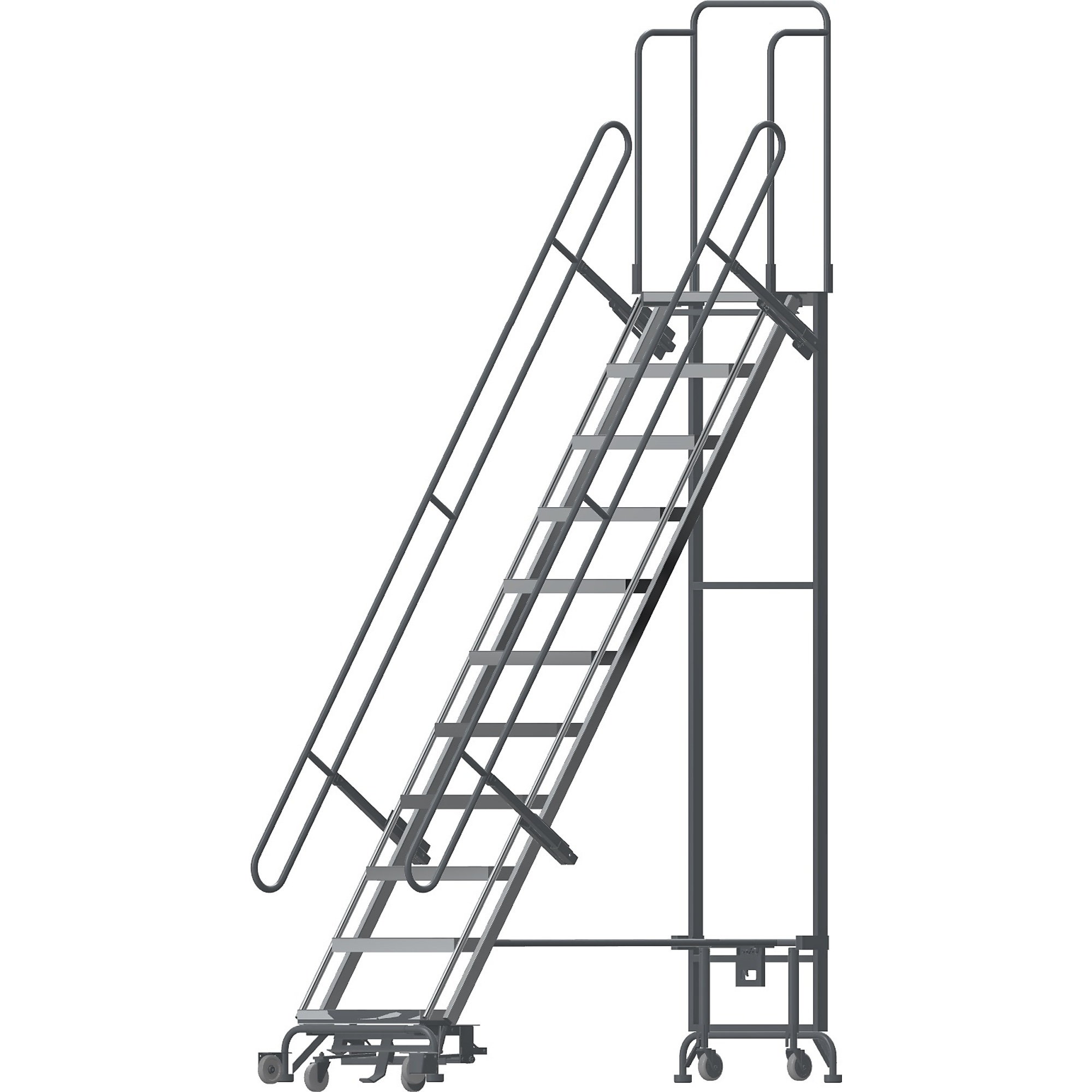Ballymore, Folding 11 Step-Hybrid Ladder + HY Docking Station, Overall ...