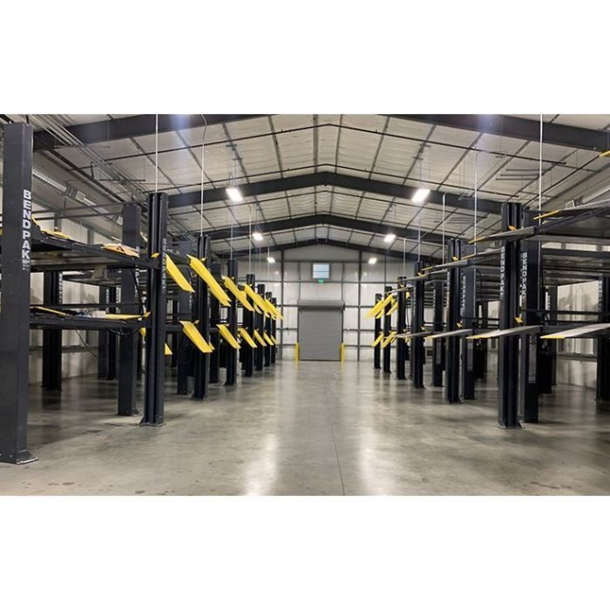 BendPak, 9000 and 7000lb. Capacity Tri-Level Parking Lift, Capacity ...