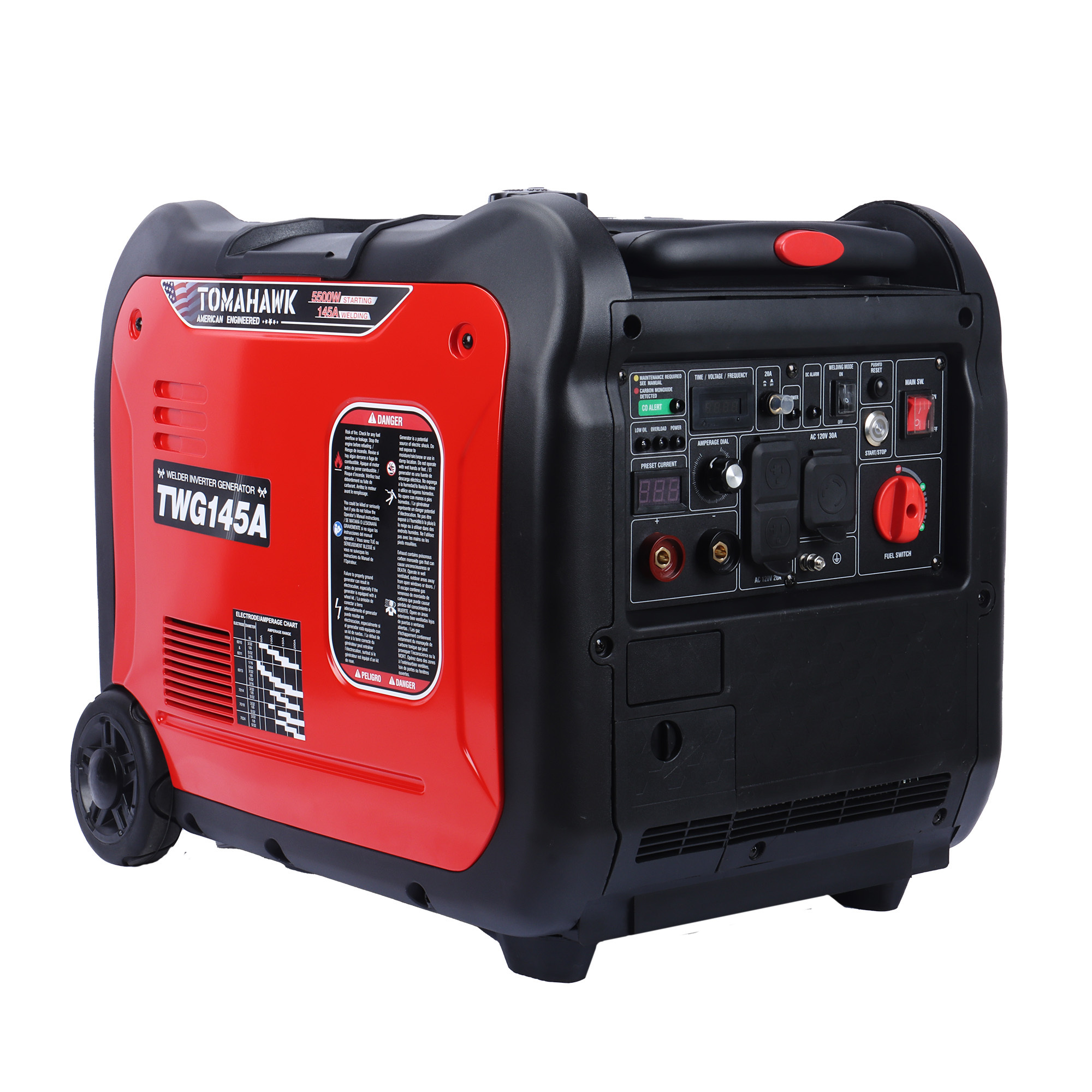 Tomahawk, 145 Amp Welder Generator, Max. Amps 145 Model# TWG145A ...