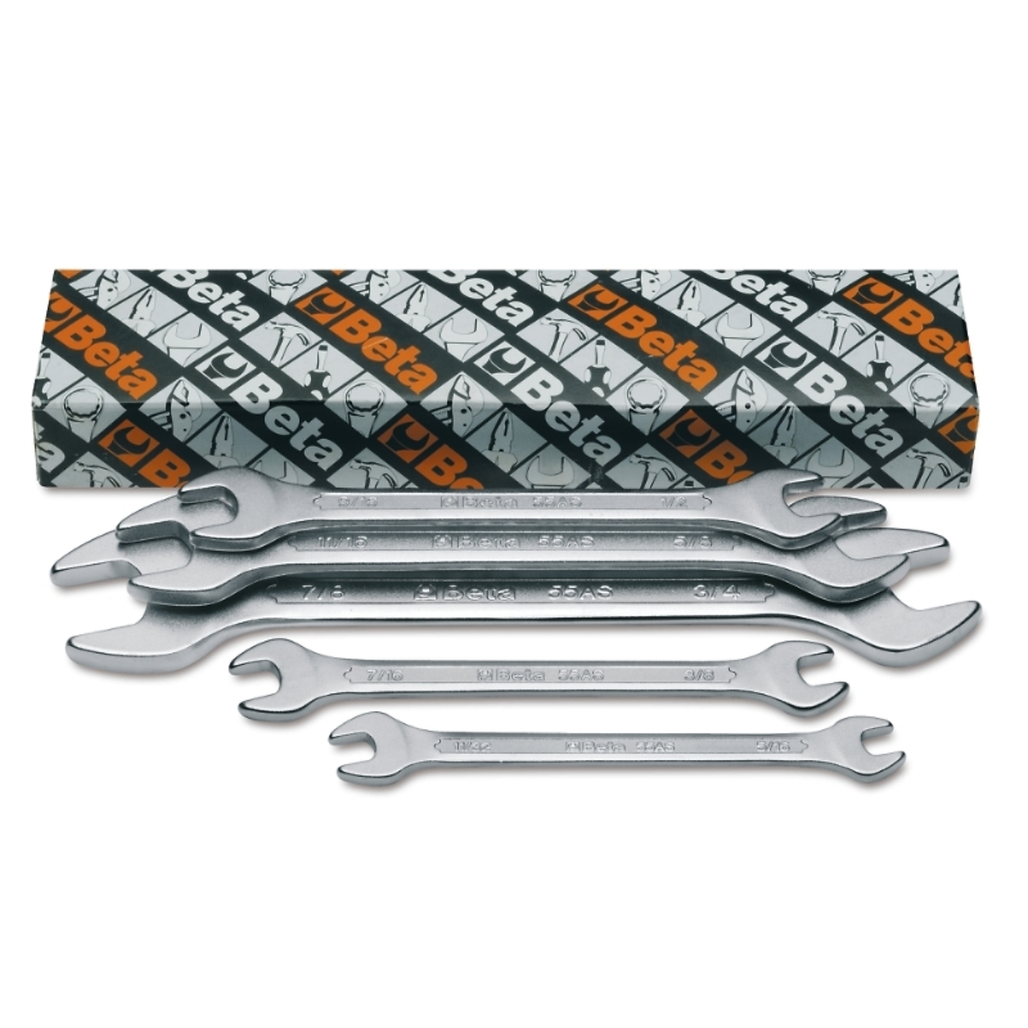 Beta, Open End Wrench Set, Model# 55AS/5 | Northern Tool