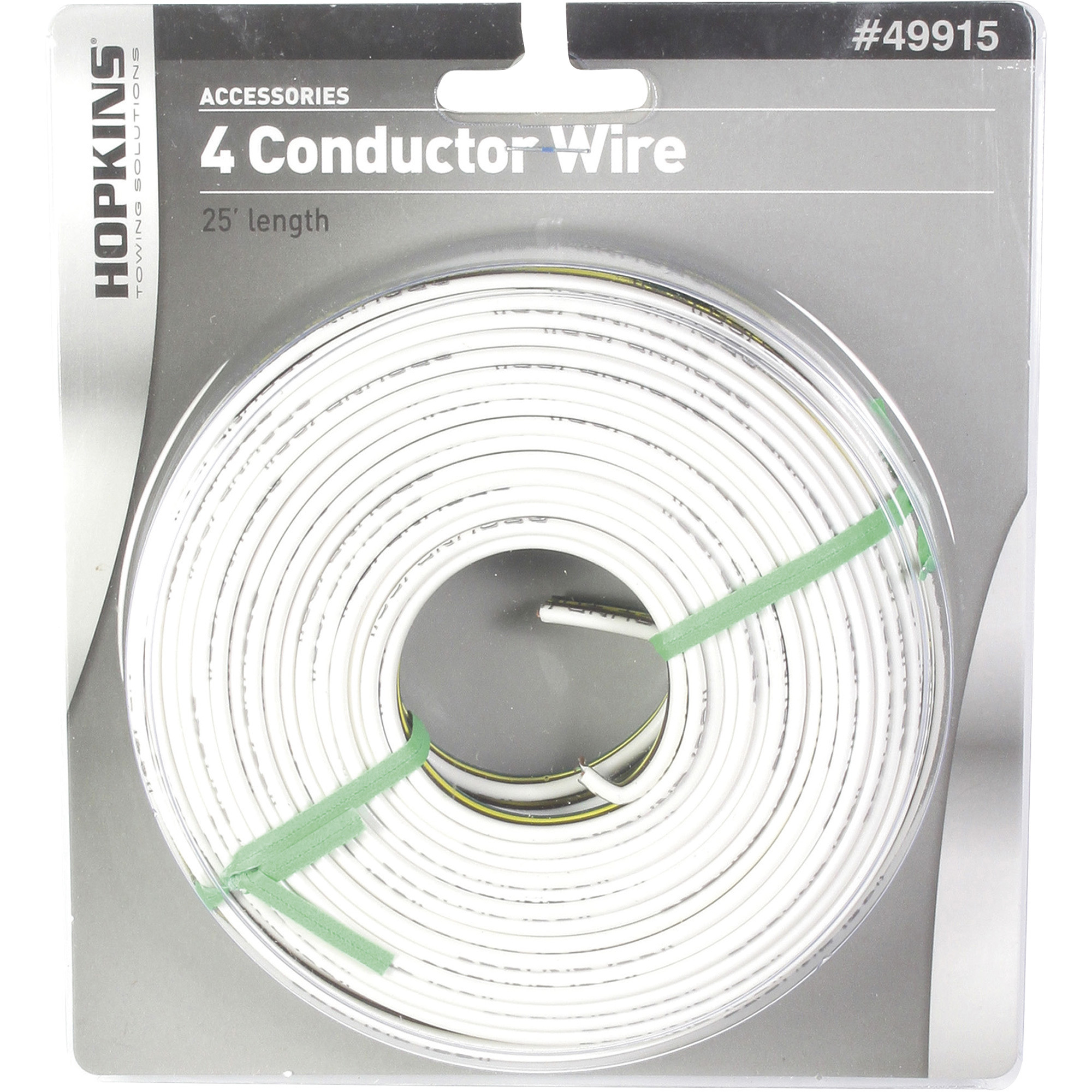 Hopkins Towing Solutions 4-Conductor Wire, 16-Ga., 25ft.L, Model# 49915 ...