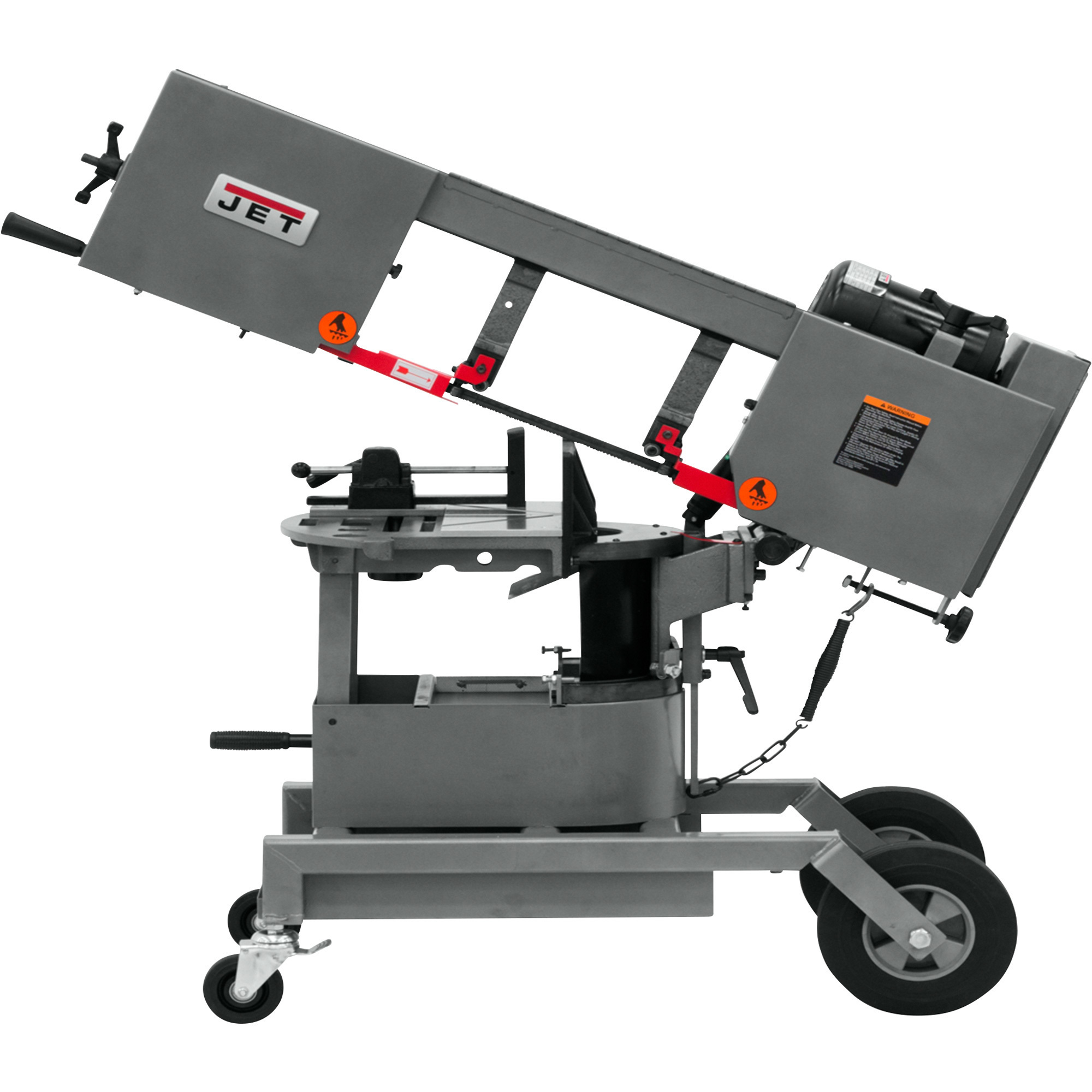 JET Portable Dual Miter Band Saw, 1 HP, 115/230 Volt, Model# HVBS-10 ...