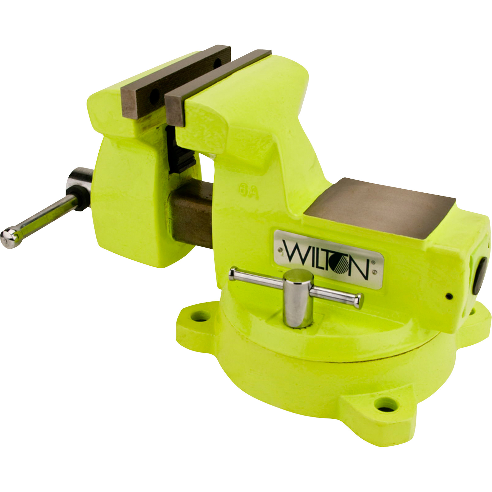 Wilton High-Visibility Safety Vise with Swivel Base, 6in. Jaw Width ...