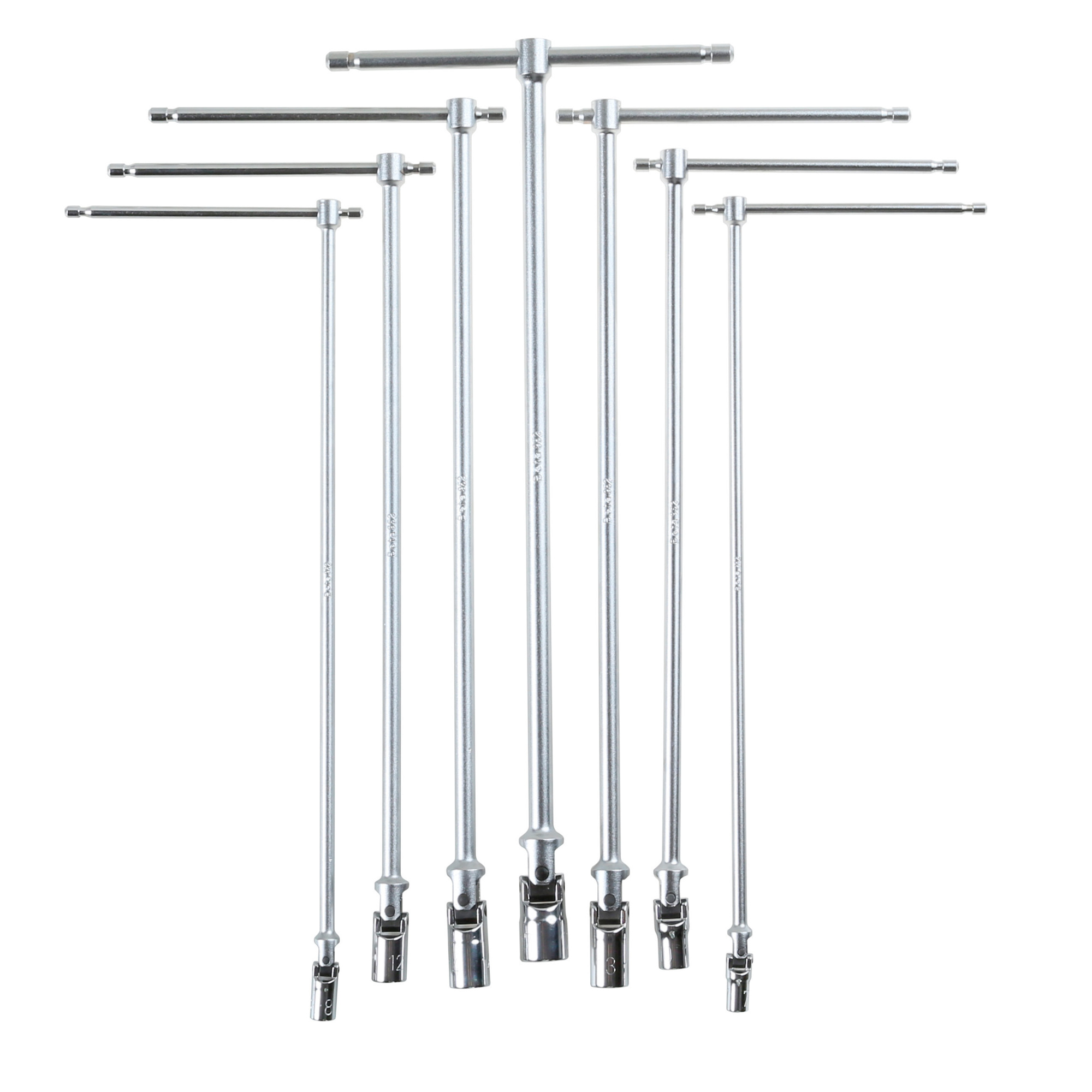 Beta, 7-Piece Sliding T-Handle Swivel Socket Wrench Set, Model# 952/D7 ...