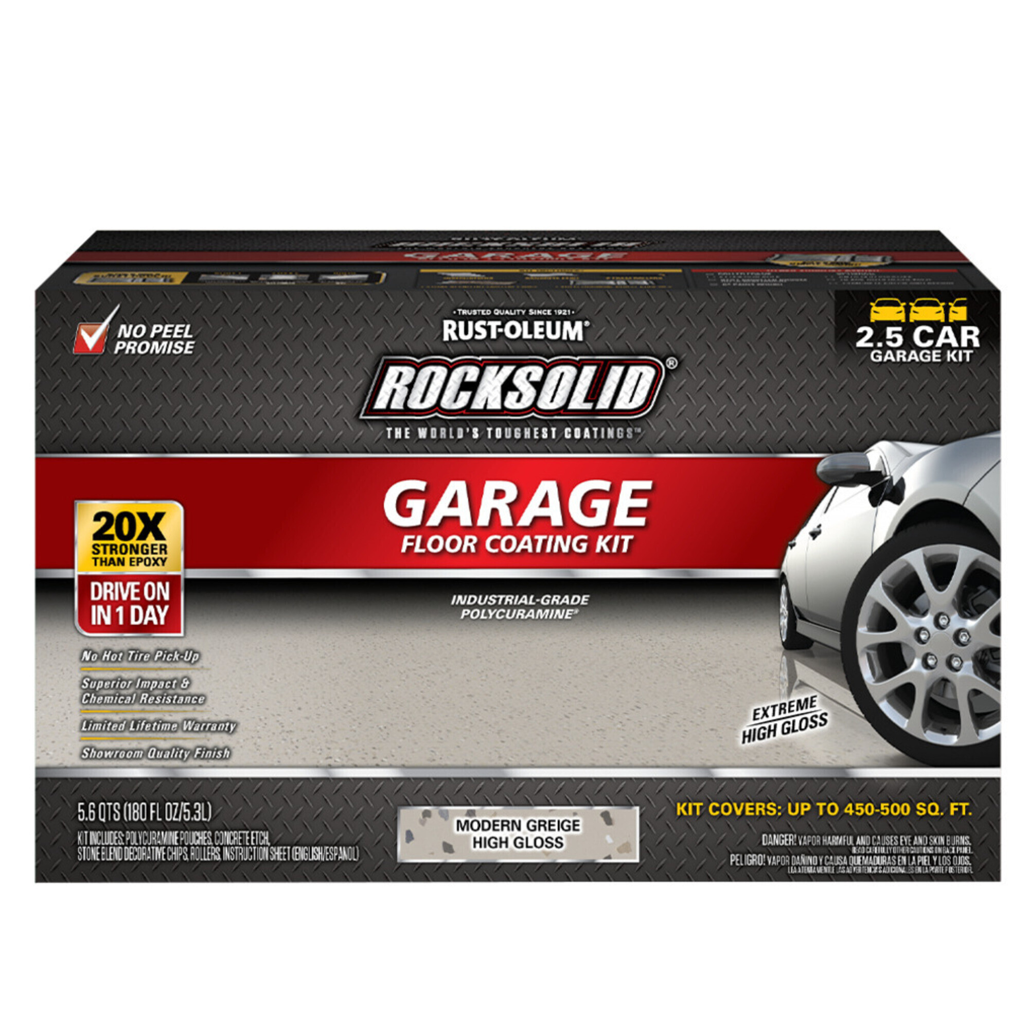 Rust-oleum, Polycuramine Garage Flr Coating 2.5 Car,Mod Greige ...